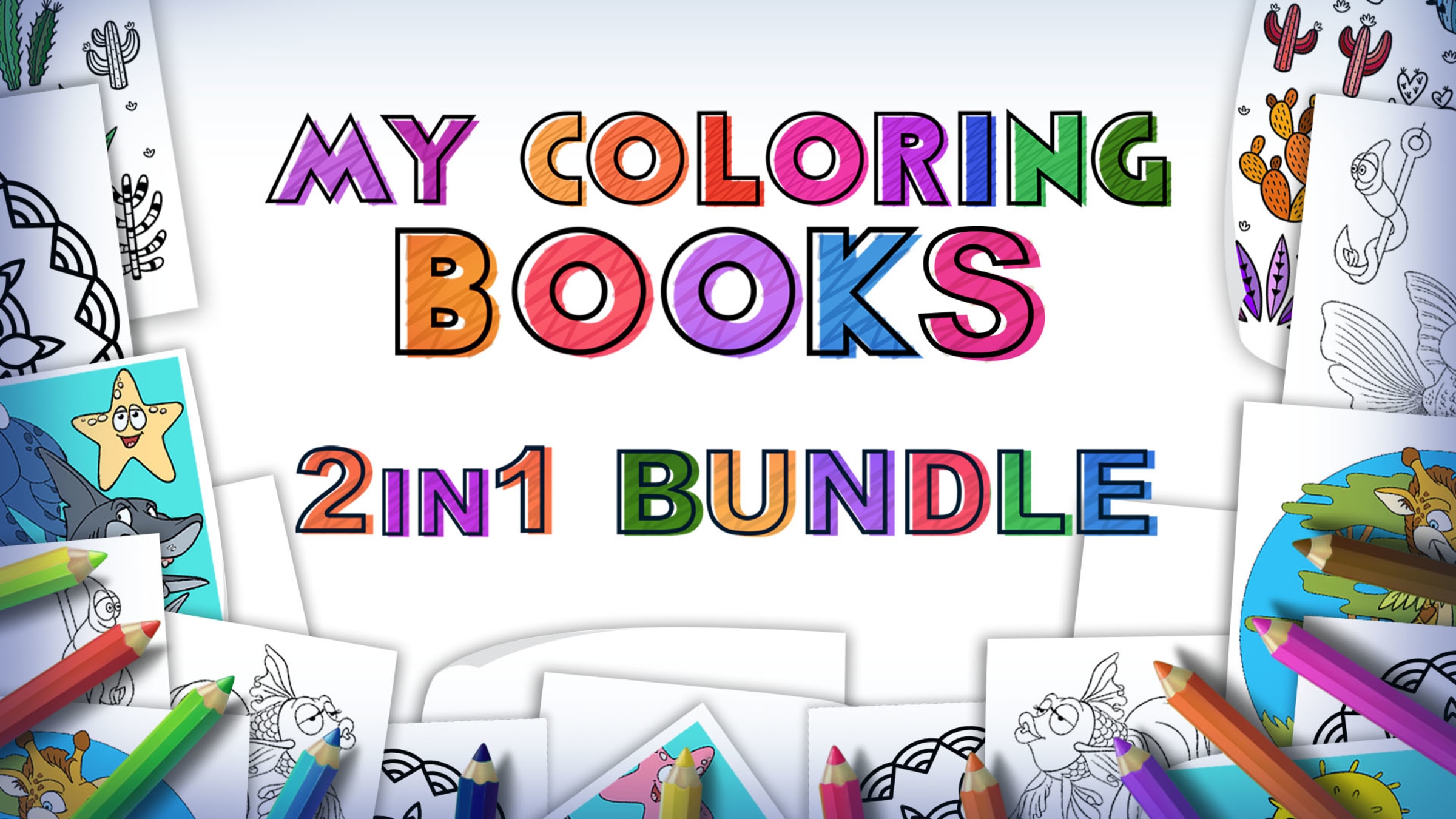 My Coloring Books - 2 in 1 Bundle for Nintendo Switch - Nintendo ...