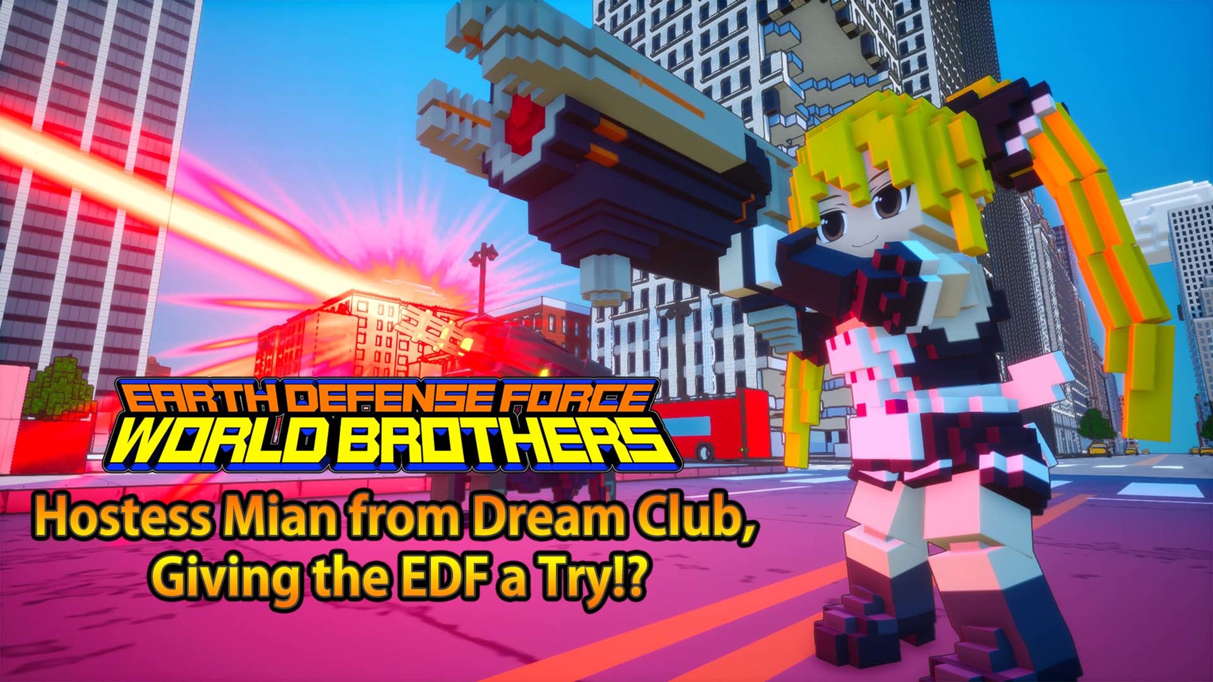 Hostess Mian from Dream Club, Giving the EDF a Try!? for Nintendo ...