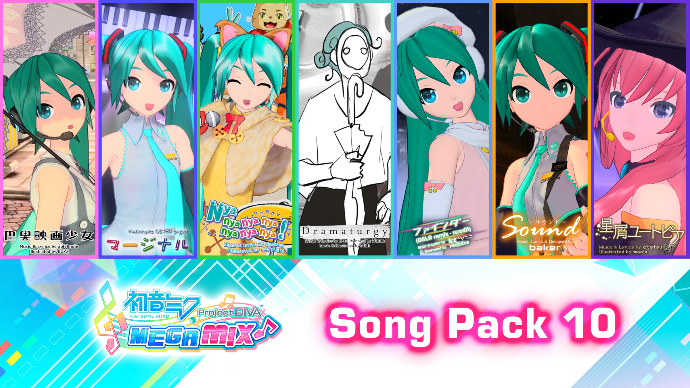 Hatsune Miku: Project DIVA Mega Mix Song Pack 10 for Nintendo Switch ...