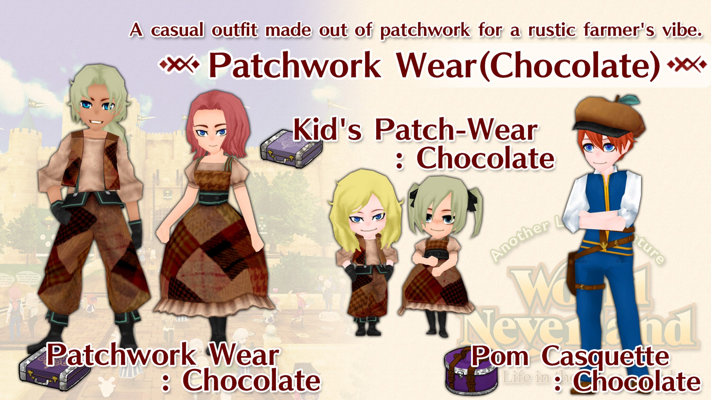 Patchwork Wear(Chocolate) for Nintendo Switch - Nintendo Official Site