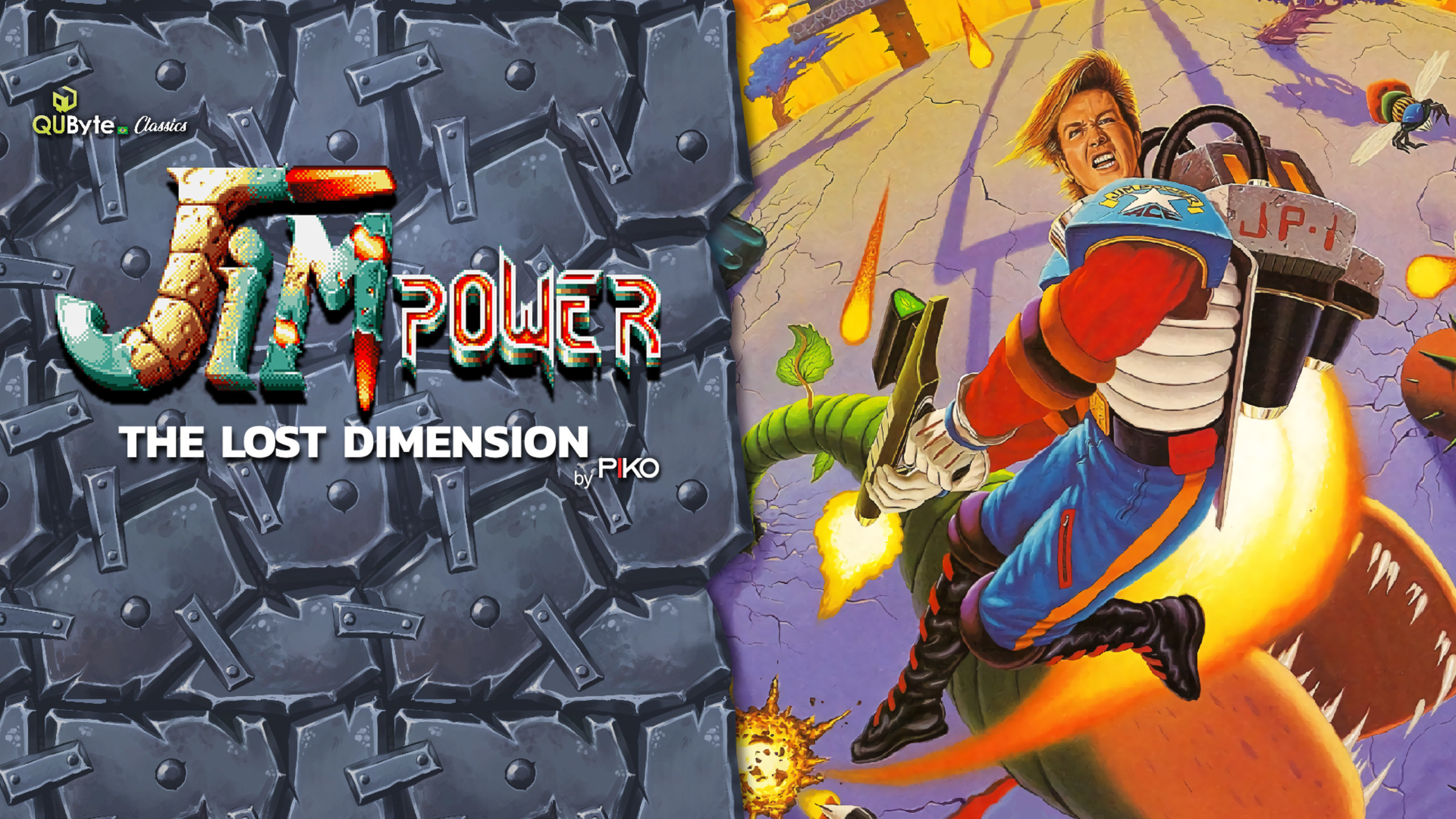 QUByte Classics: Jim Power: The Lost Dimension by PIKO for Nintendo ...