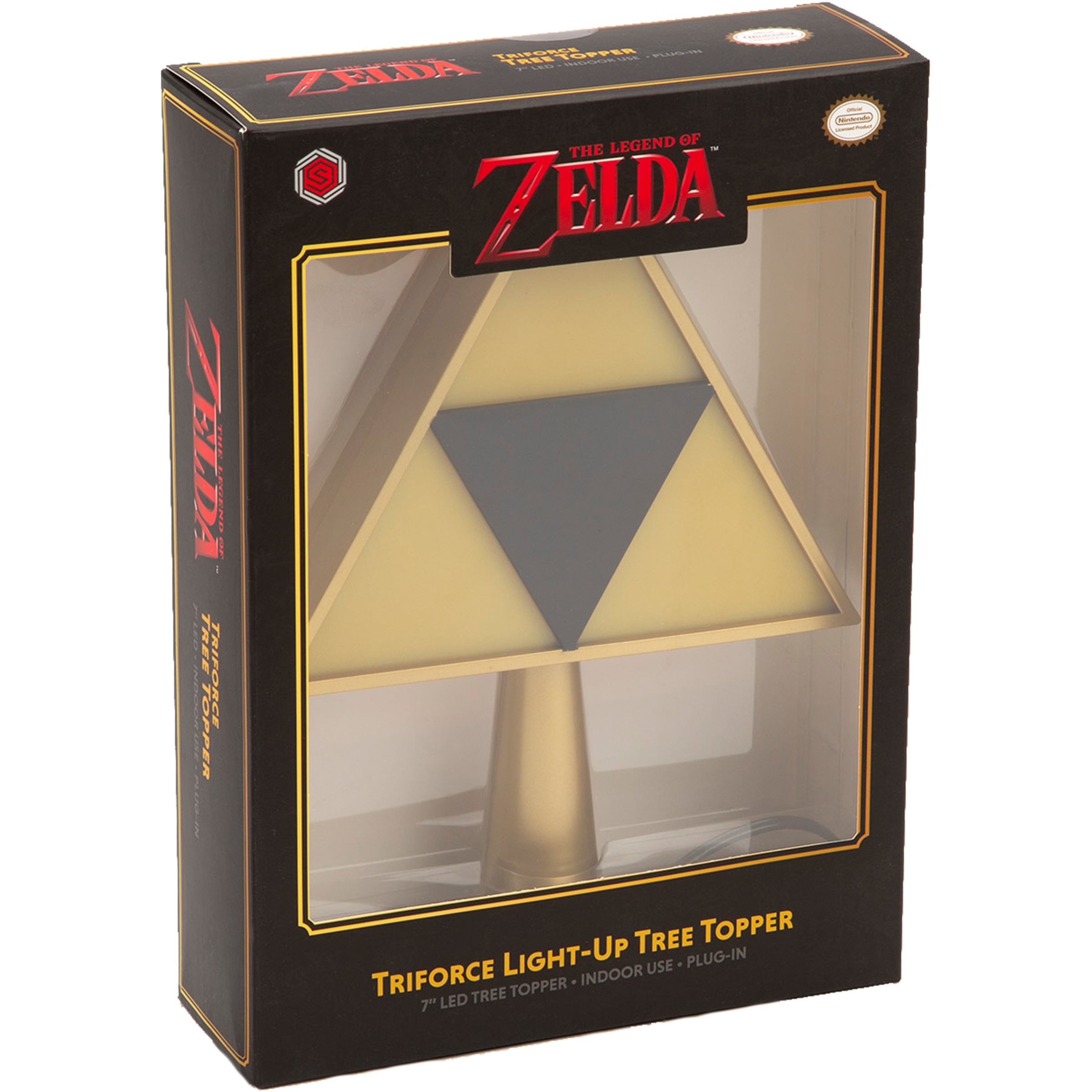 The Legend of Zelda - Triforce Light-Up Tree Topper - Nintendo Official ...