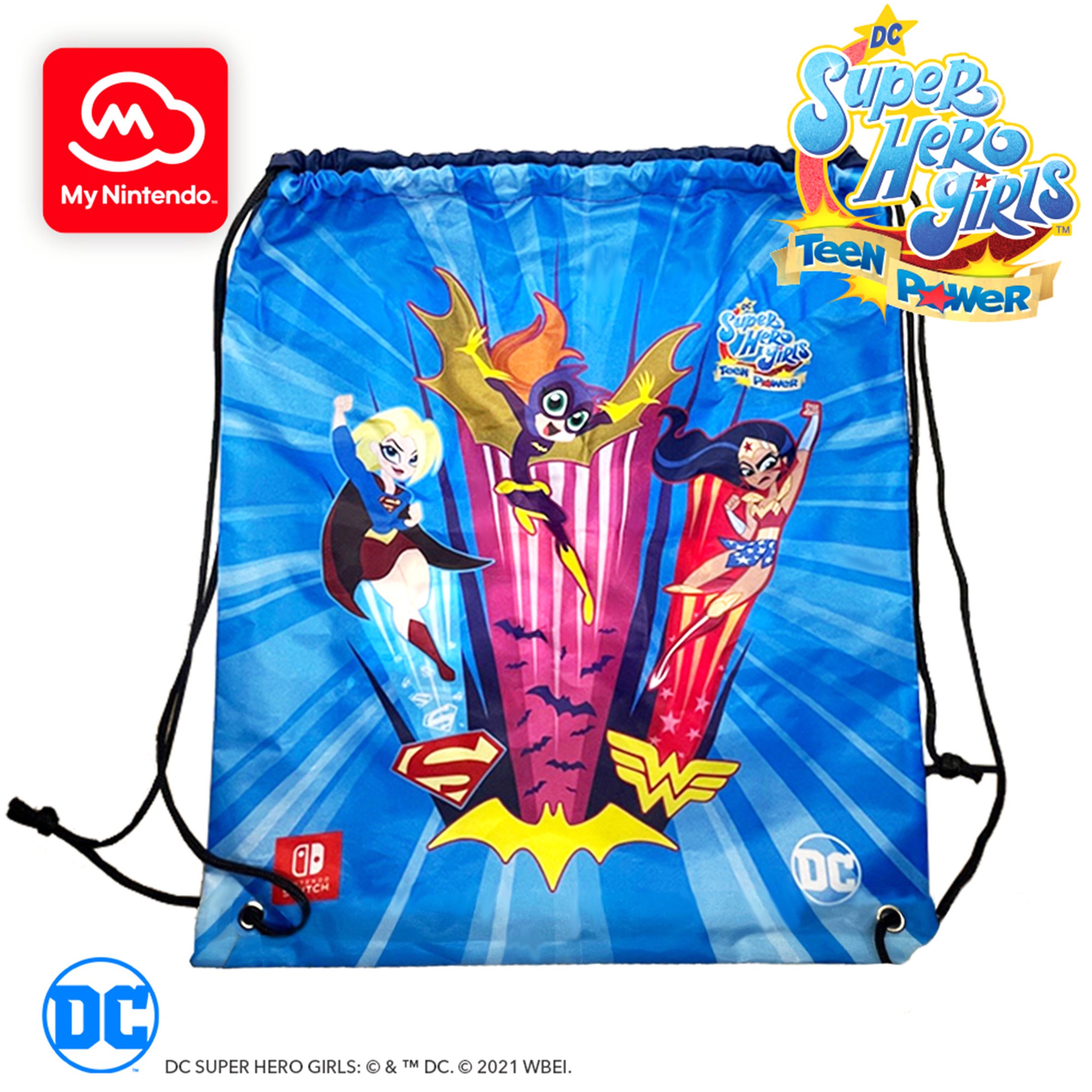 DC Super Hero Girls™ Drawstring Bag - Merchandise - Site Officiel ...