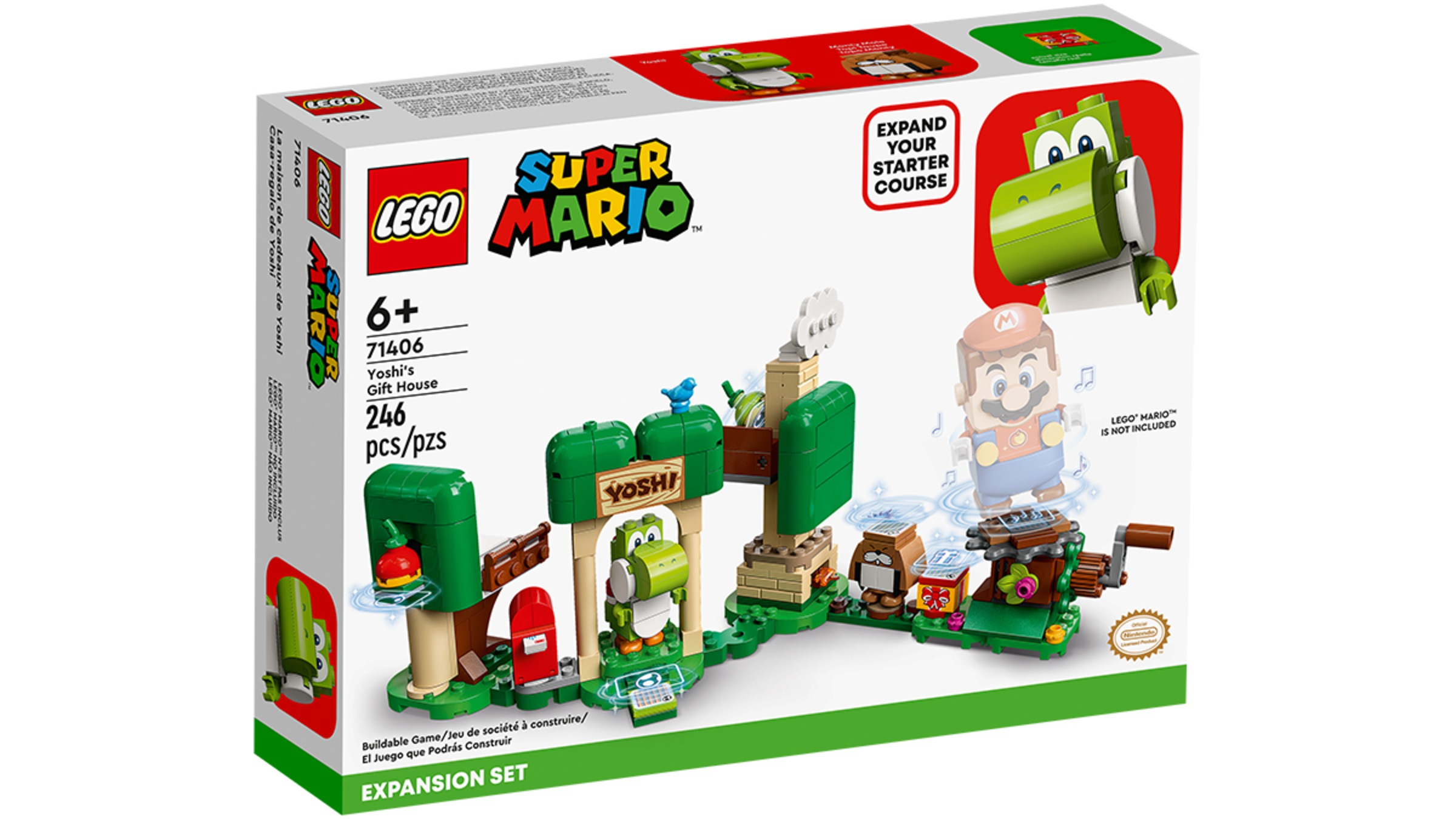 LEGO® Super Mario™ Yoshi's Gift House Expansion Set - Nintendo Official ...