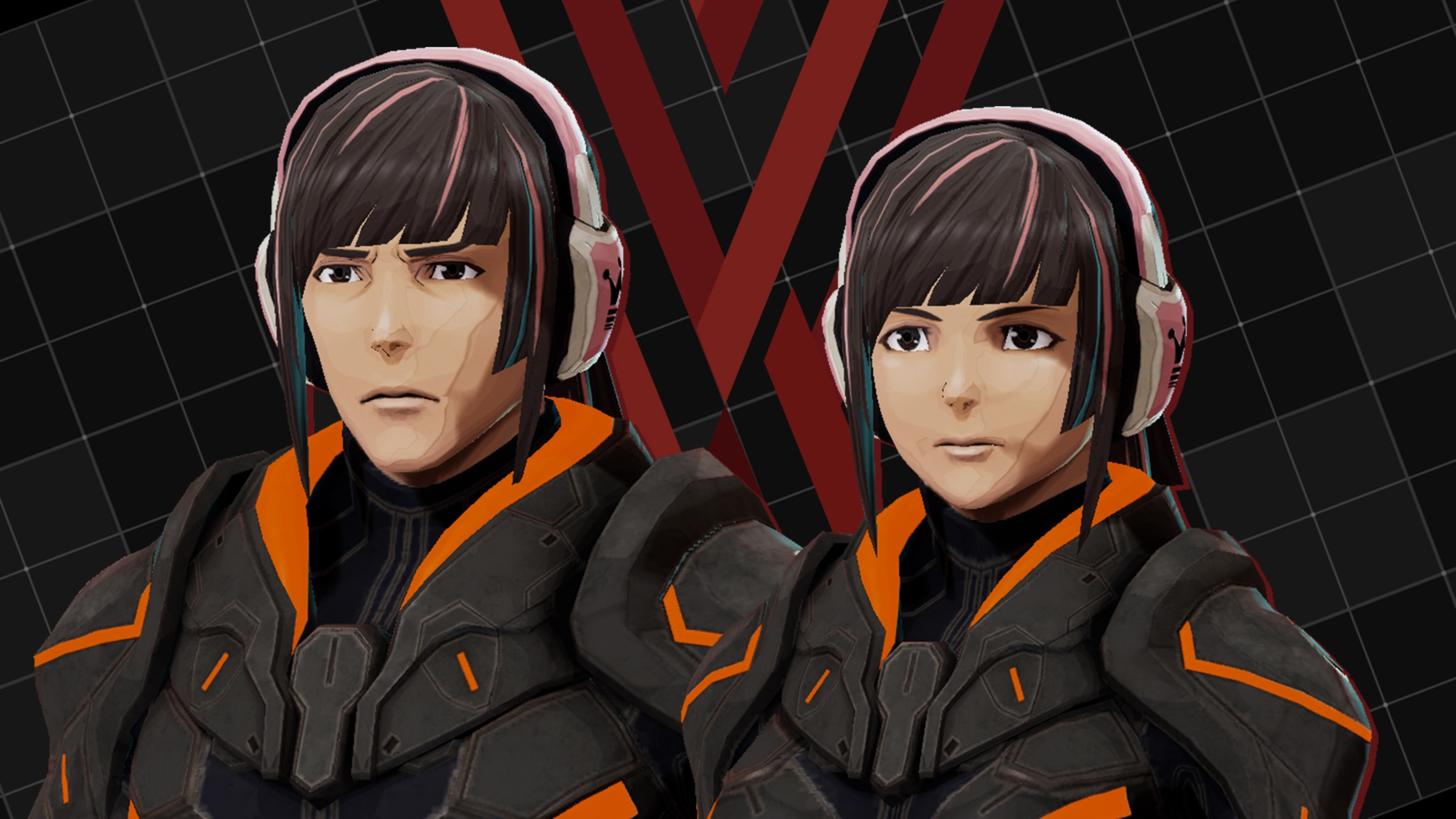 Edit parts for Outer "Ponytail w/ Headphones"(Unisex) para Nintendo ...