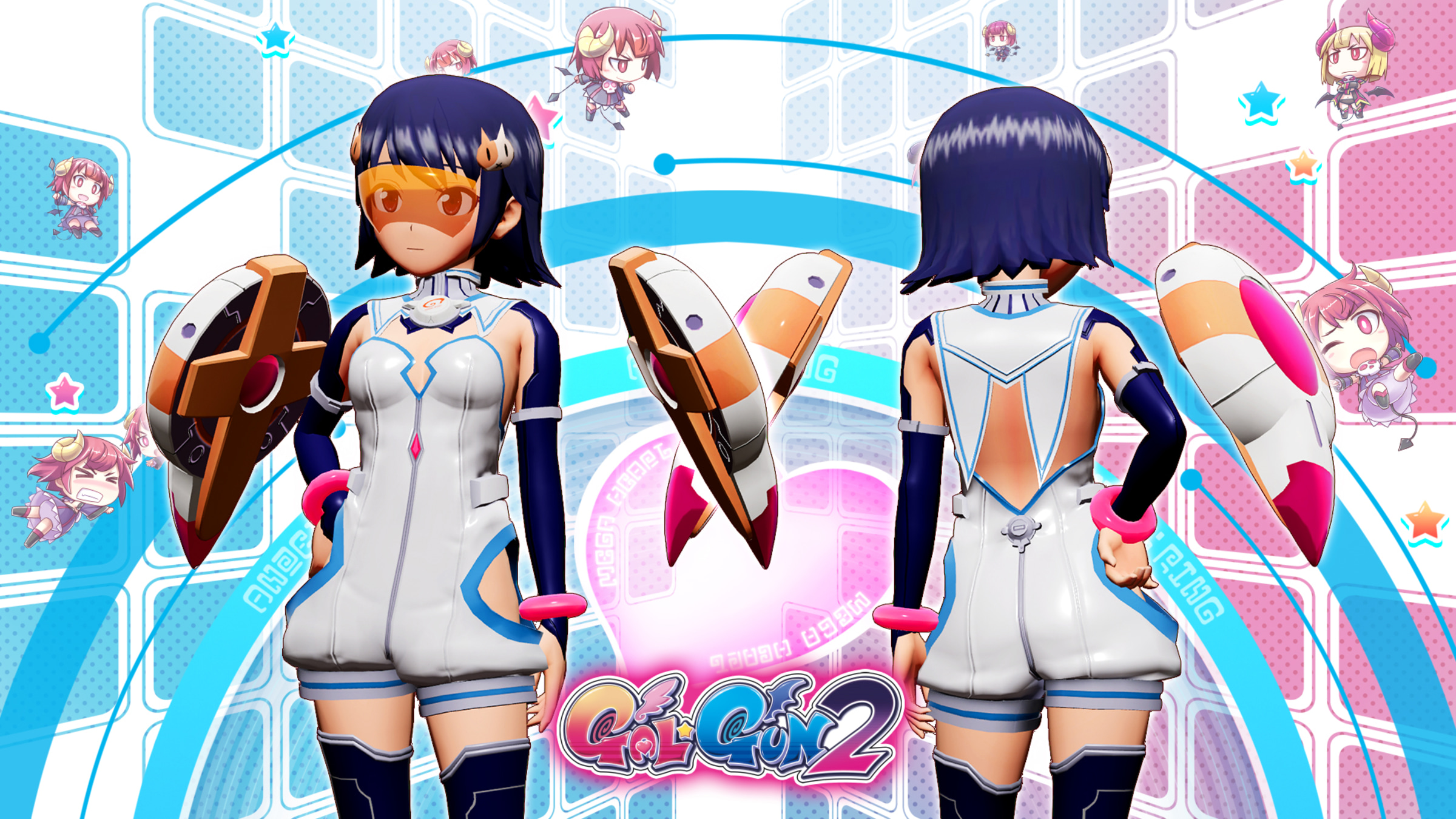 Gal*Gun 2 - S-Class Demon Buster Suit Set para Nintendo Switch - Sitio ...