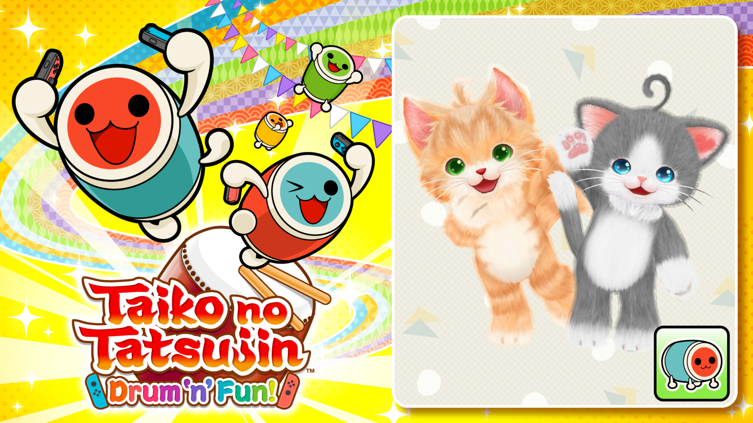 Taiko no Tatsujin: Drum 'n' Fun! NEKOKO & TOMOMO para Nintendo Switch ...