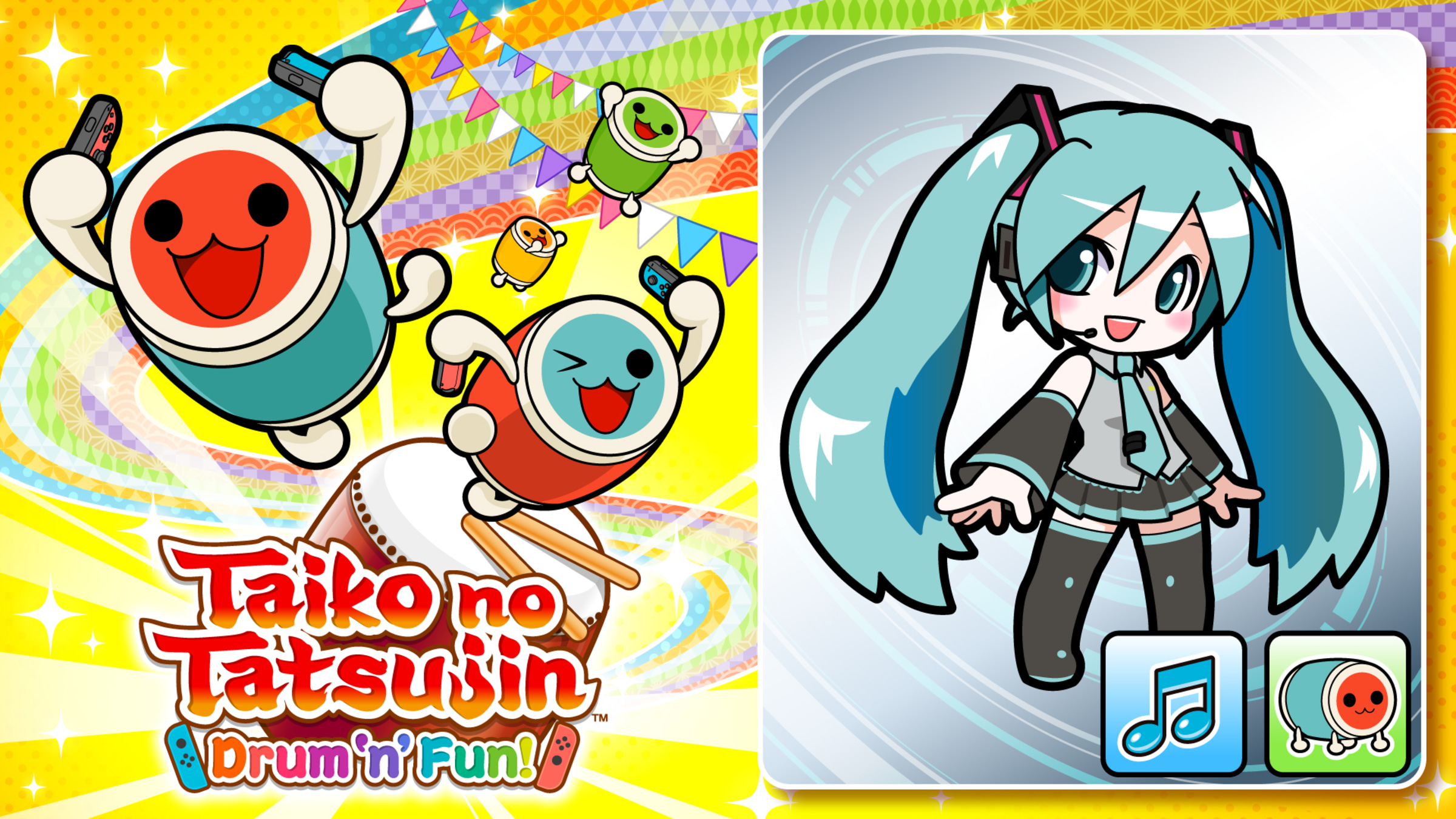 Taiko no Tatsujin: Drum 'n' Fun! VOCALOID™ Music Pack para Nintendo ...