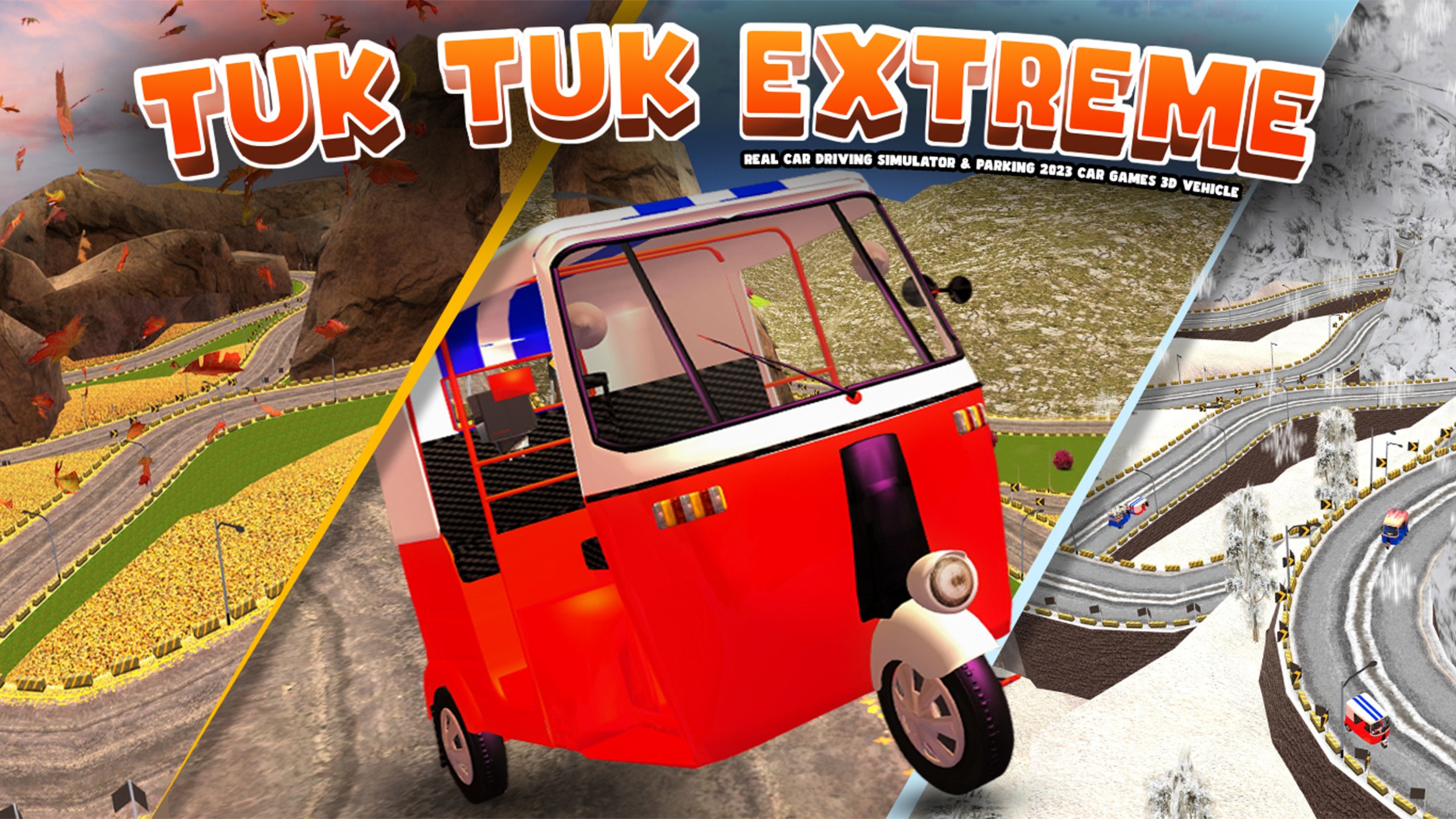 Tuk Tuk Extreme - Real Car Driving Simulator & Parking 2023 Car Games ...