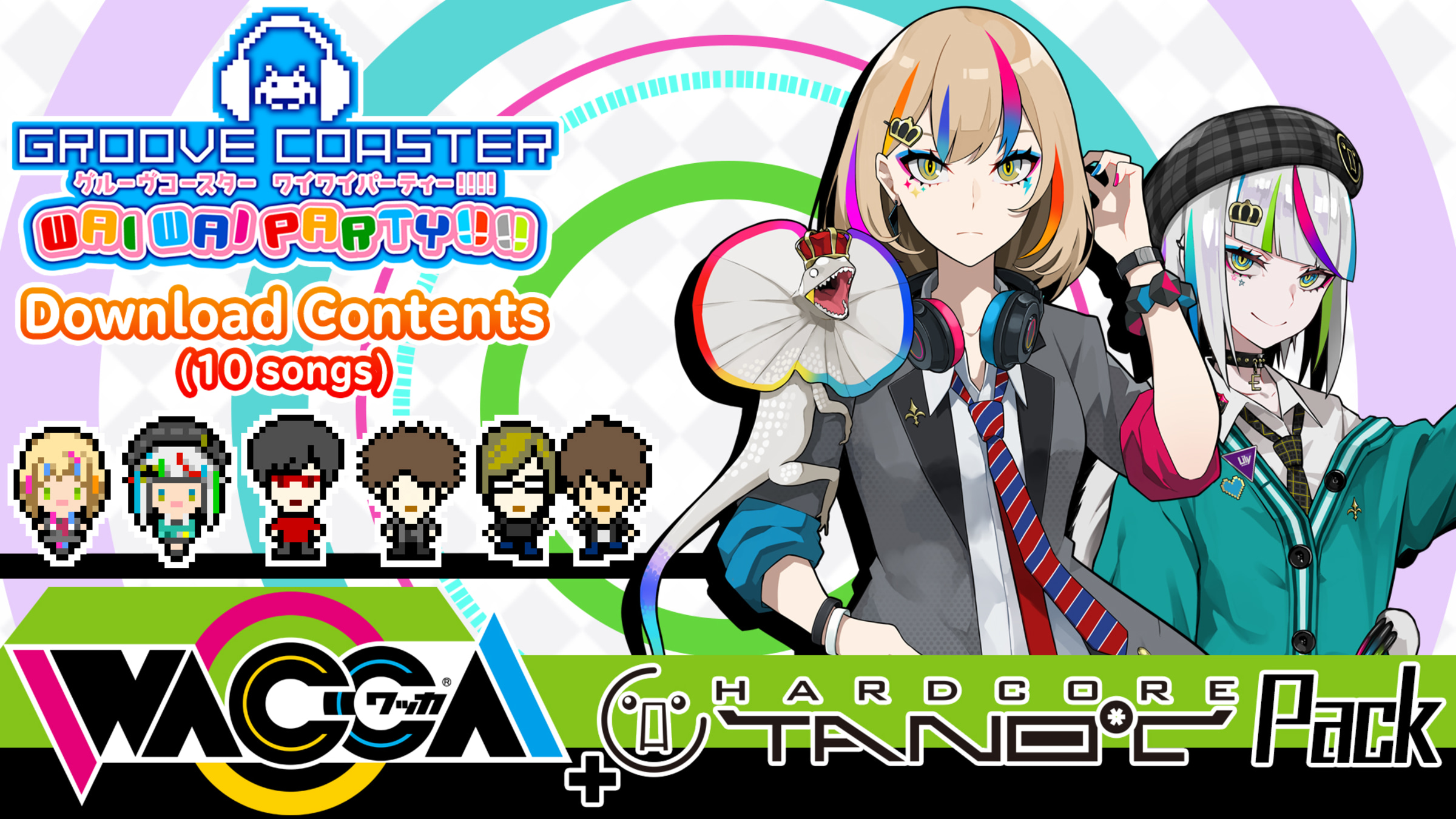 WACCA + HARDCORE TANO*C Pack para Nintendo Switch - Site Oficial da Nintendo