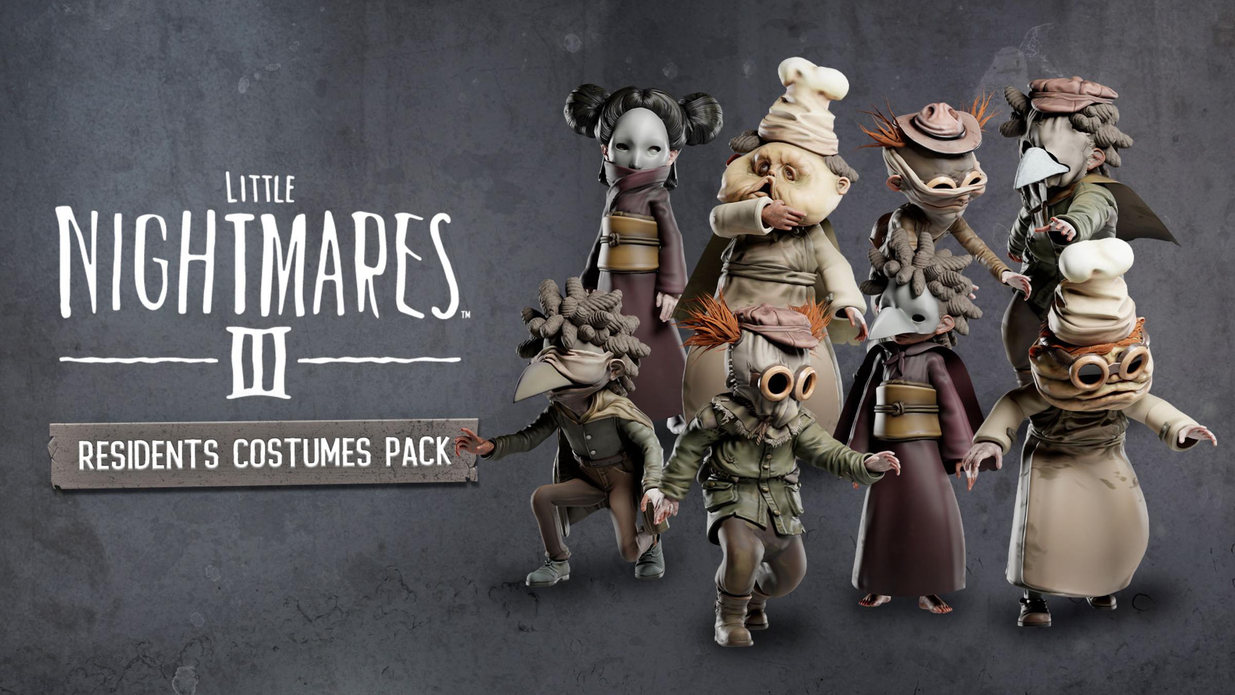 Little Nightmares III - Pack Ensemble de costumes des Résidents pour ...