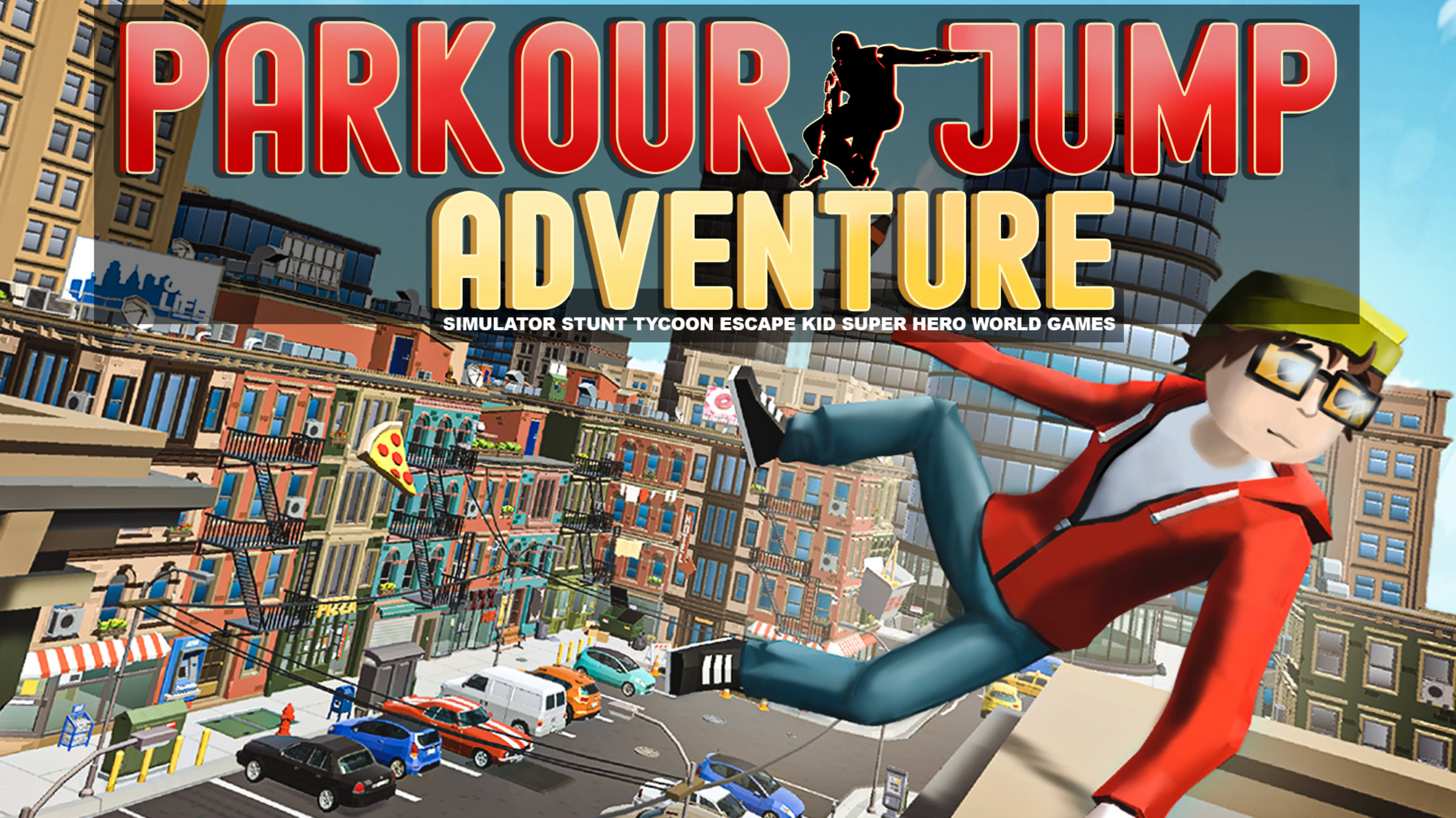 Parkour Jump Adventure - Simulator Stunt Tycoon Escape Kid Super Hero ...