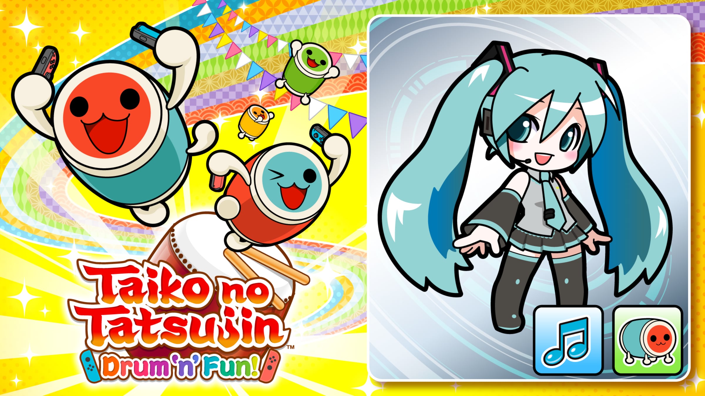 Taiko no Tatsujin: Drum 'n' Fun! VOCALOID™ Music Pack for Nintendo ...