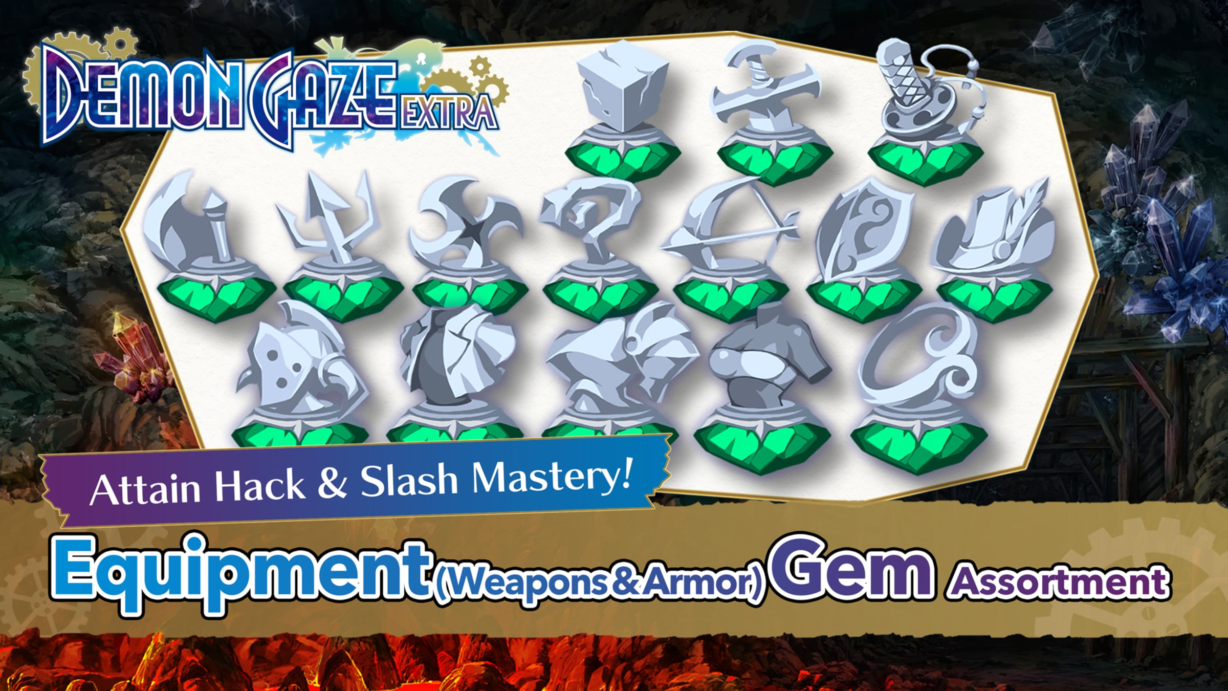 Equipment (Weapons & Armor) Gem Assortment pour Nintendo Switch - Site ...