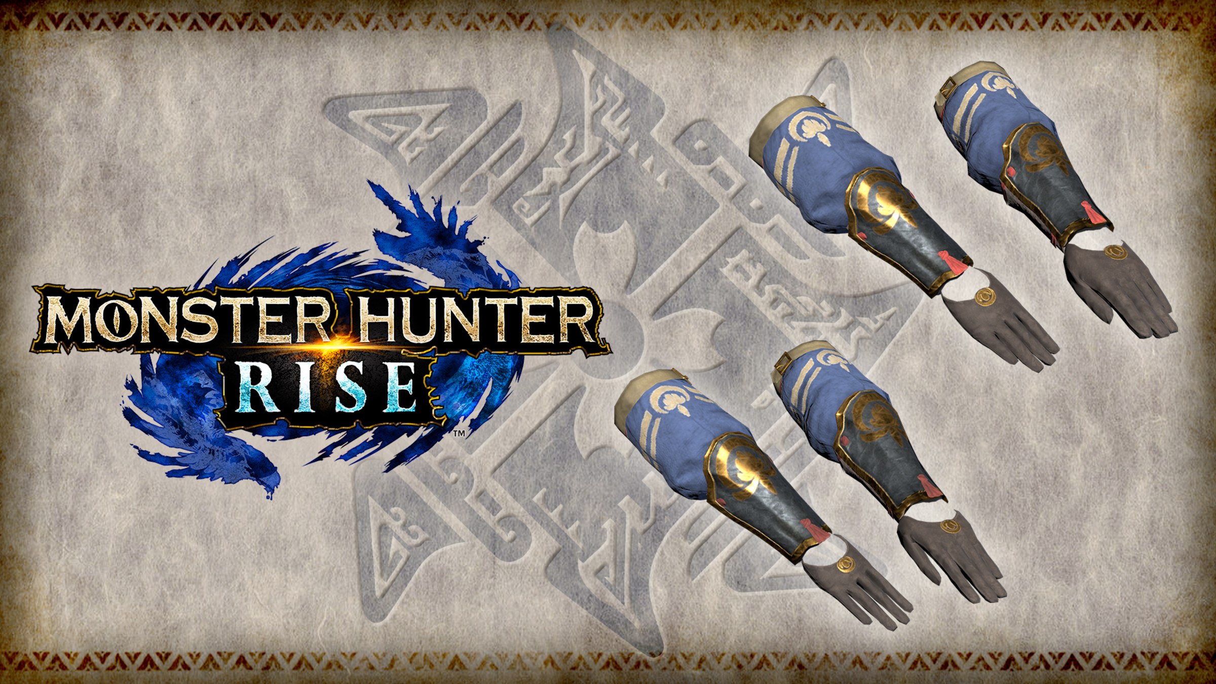 "Kamura Cloak Braces" Hunter layered armor piece para Nintendo Switch ...