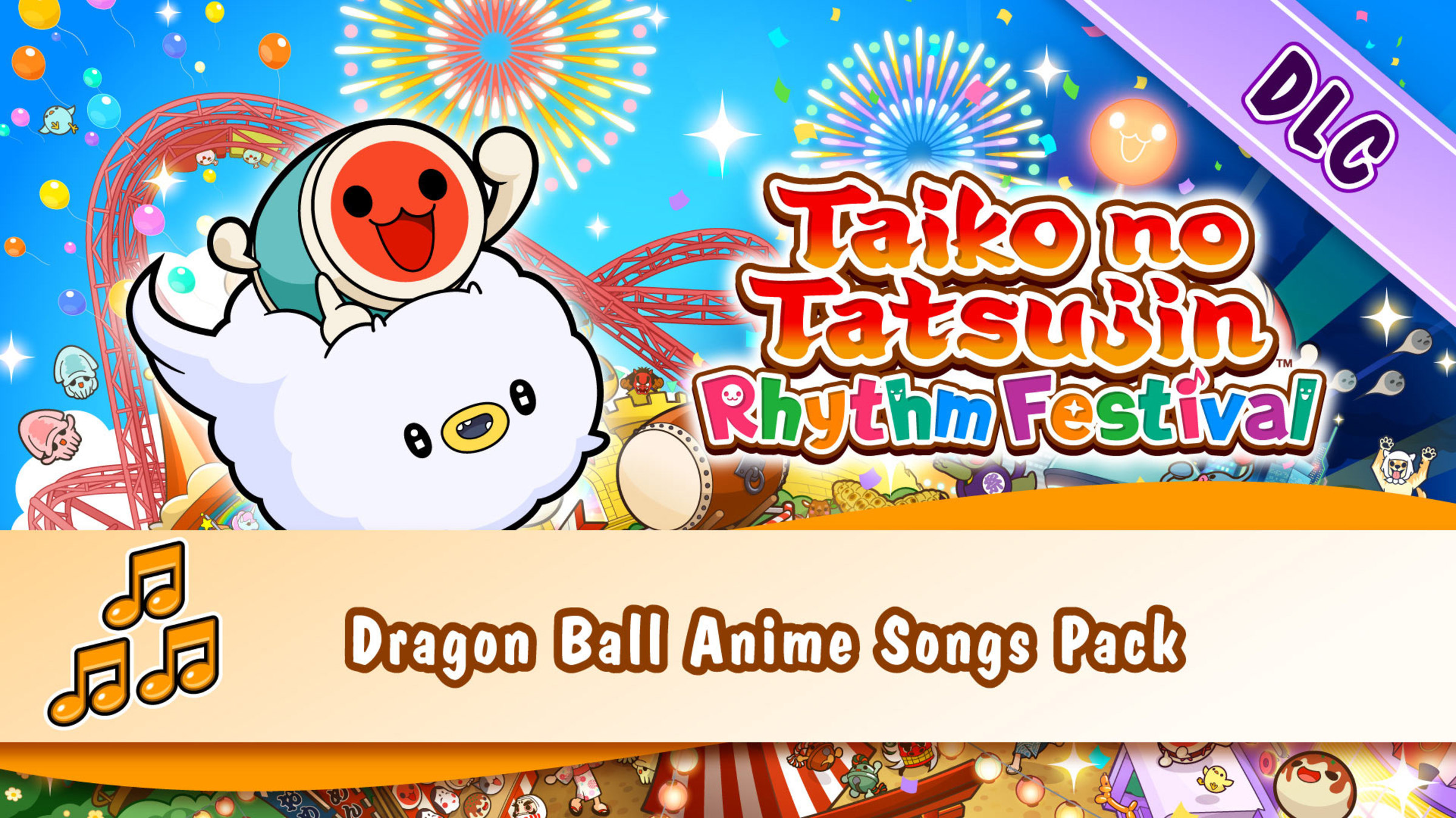 Taiko no Tatsujin: Rhythm Festival DRAGON BALL Anime Song Pack for ...