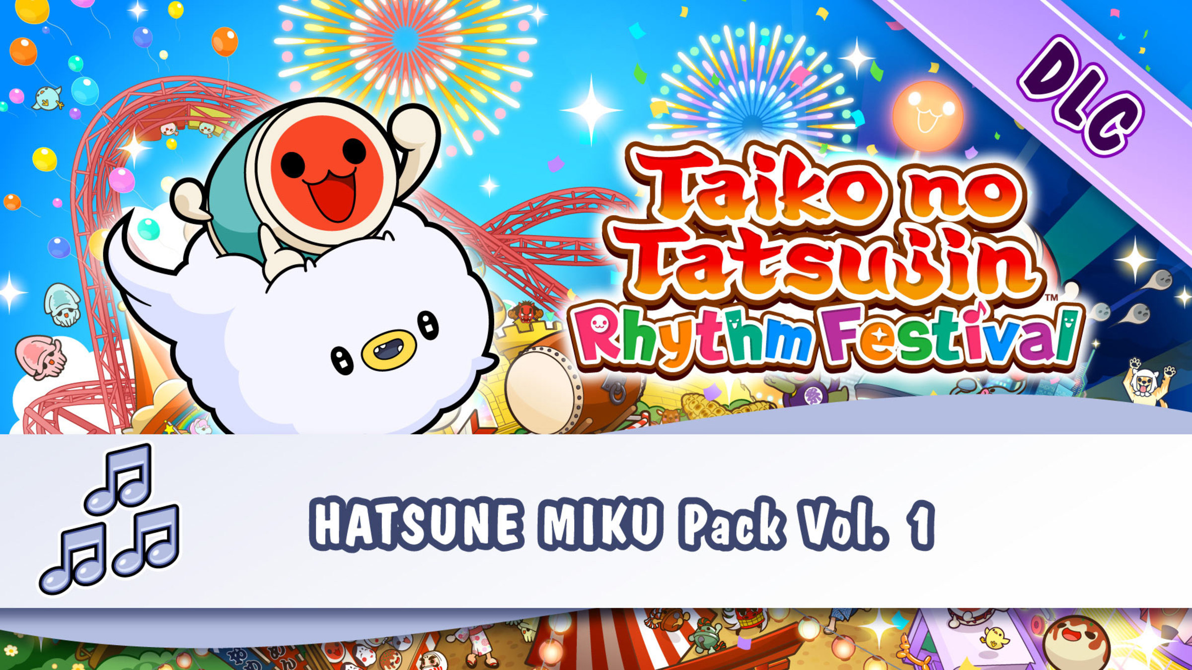Taiko no Tatsujin: Rhythm Festival HATSUNE MIKU Pack Vol. 1 for ...