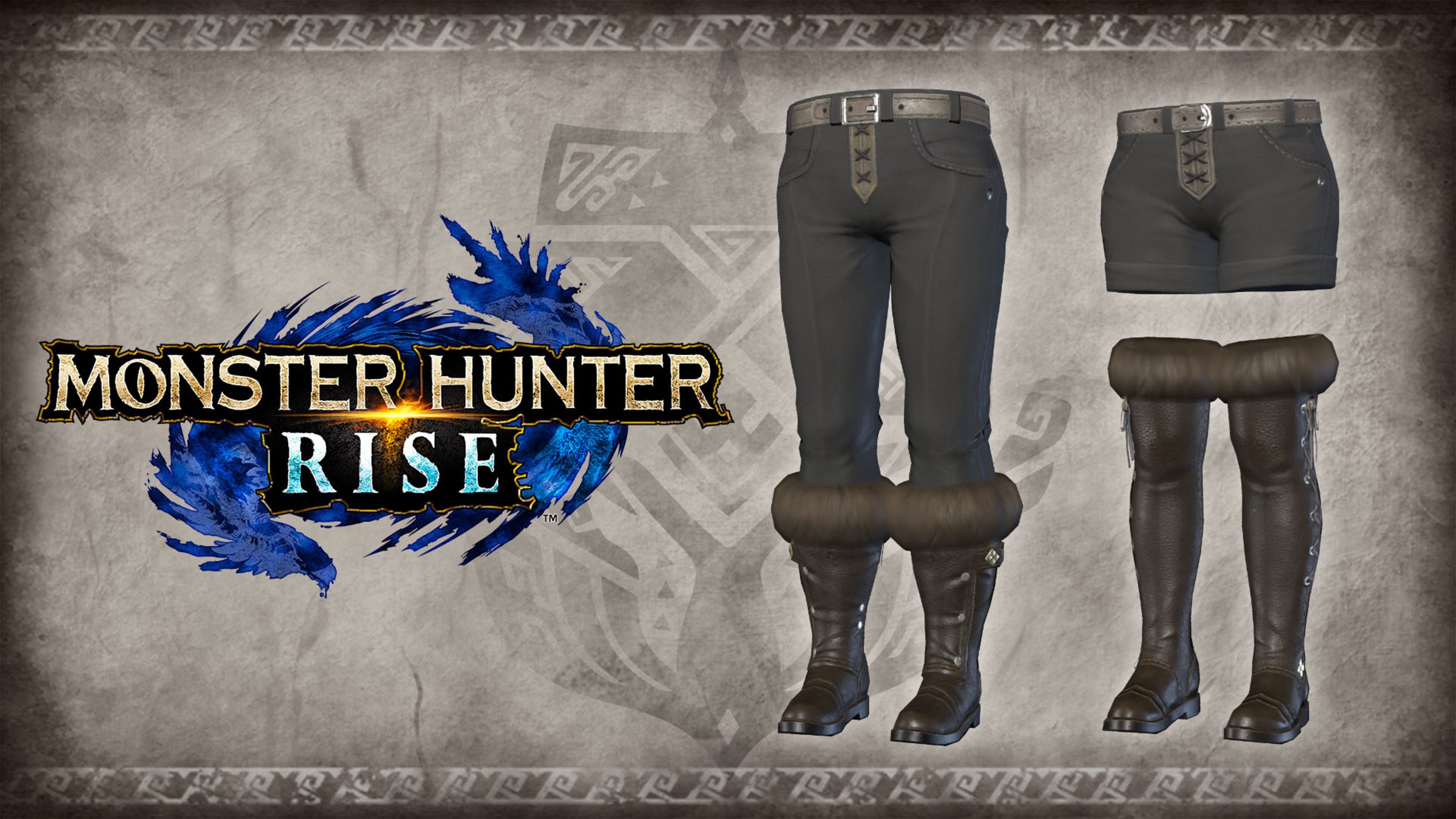 "Fluffy Fur Boots" Hunter layered armor piece for Nintendo Switch ...