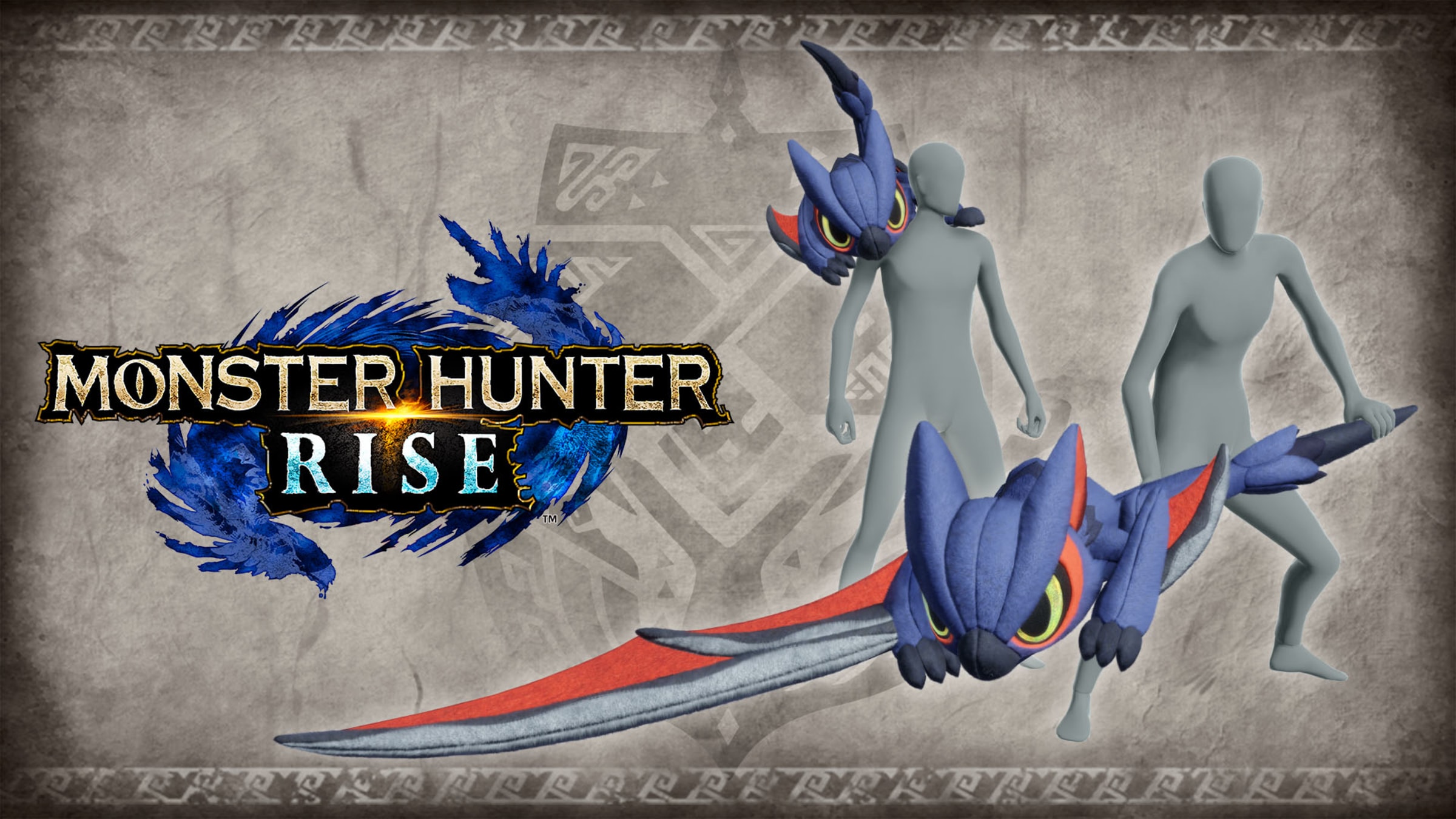 "Stuffed Nargacuga" Hunter layered weapon (Long Sword) for Nintendo ...