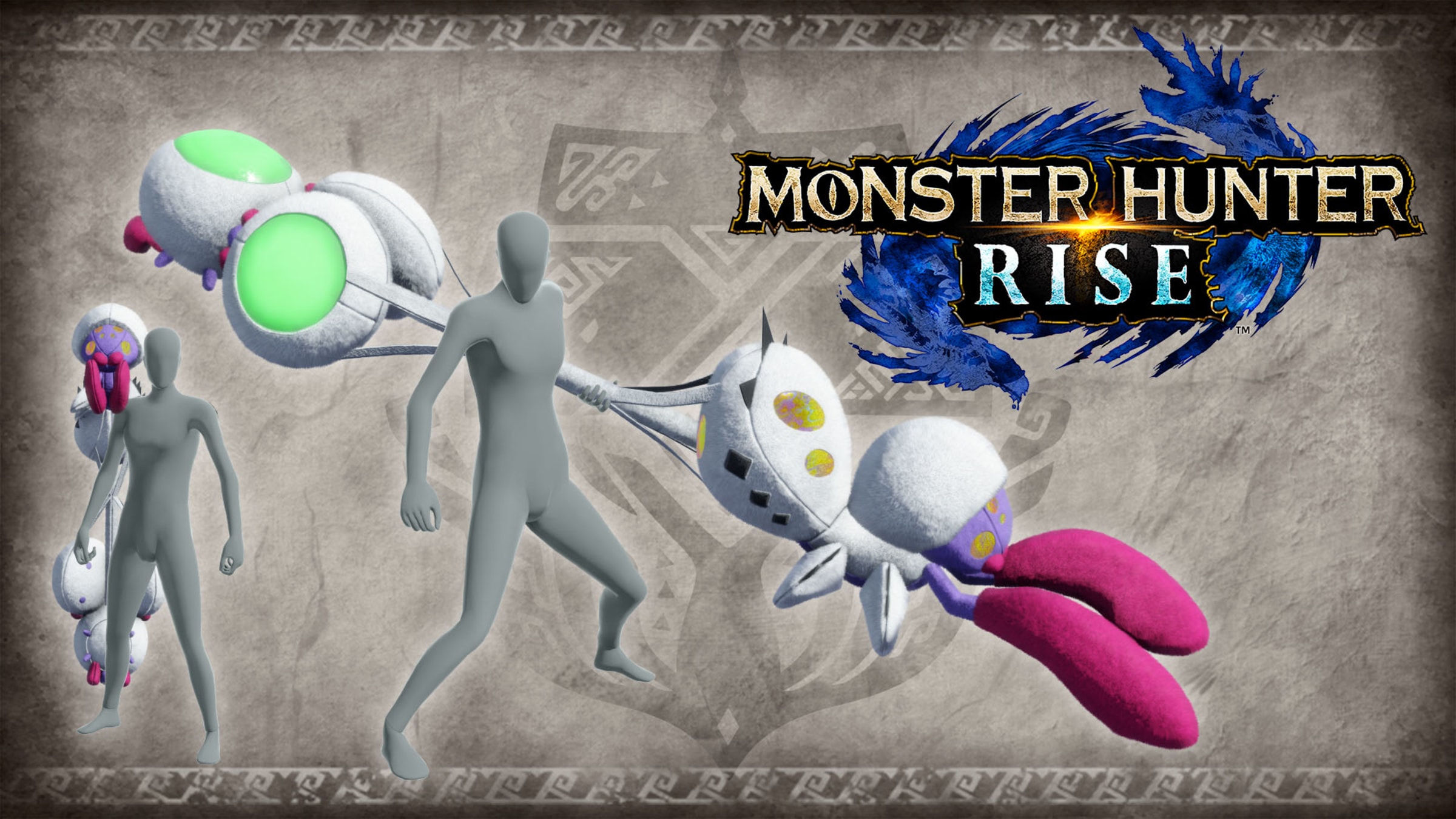 "Stuffed Rakna-Kadaki" Hunter layered weapon (Insect Glaive) for ...