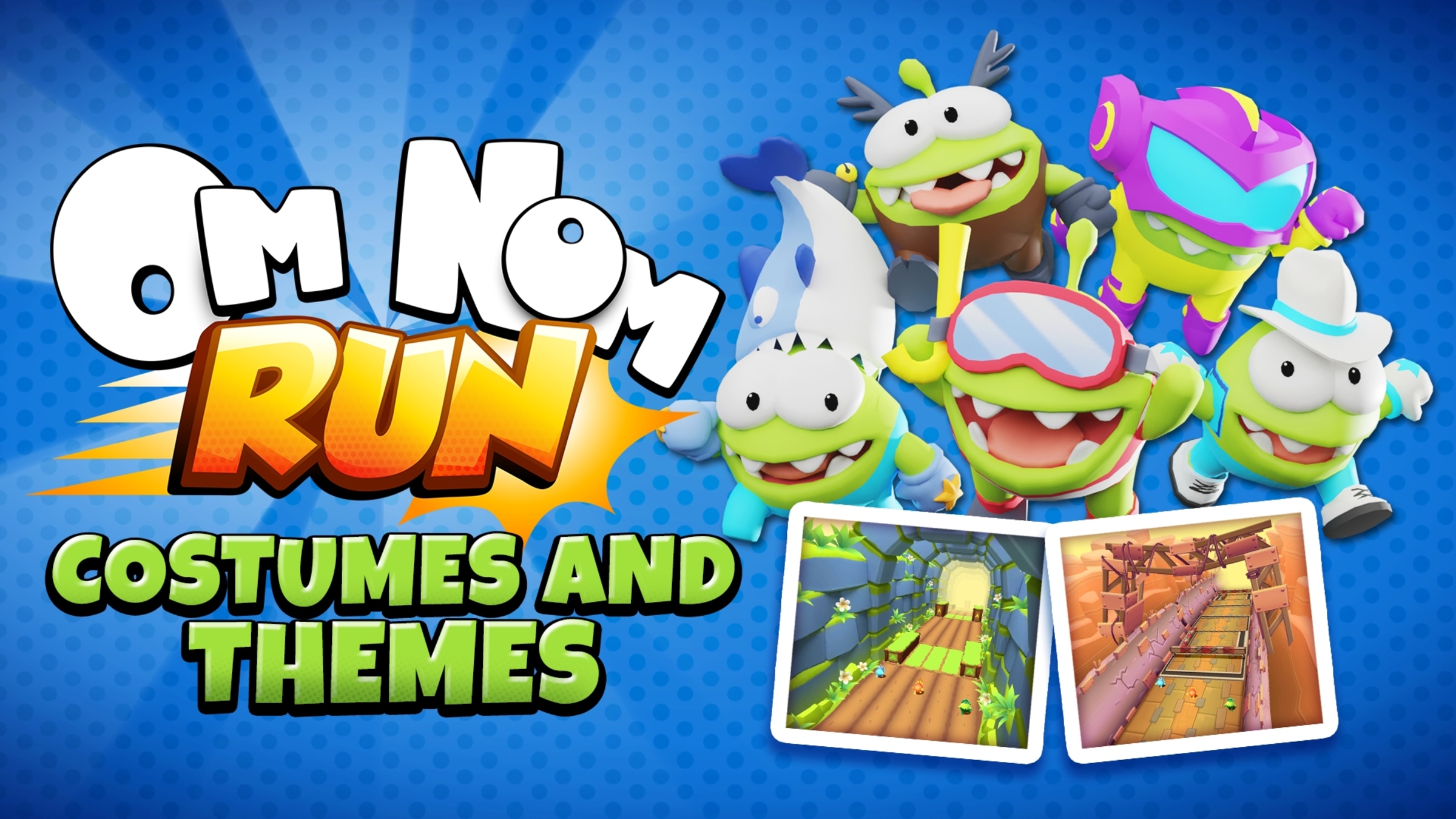 Om Nom: Run - Costumes and Themes para Nintendo Switch - Site Oficial da Nintendo para Brasil