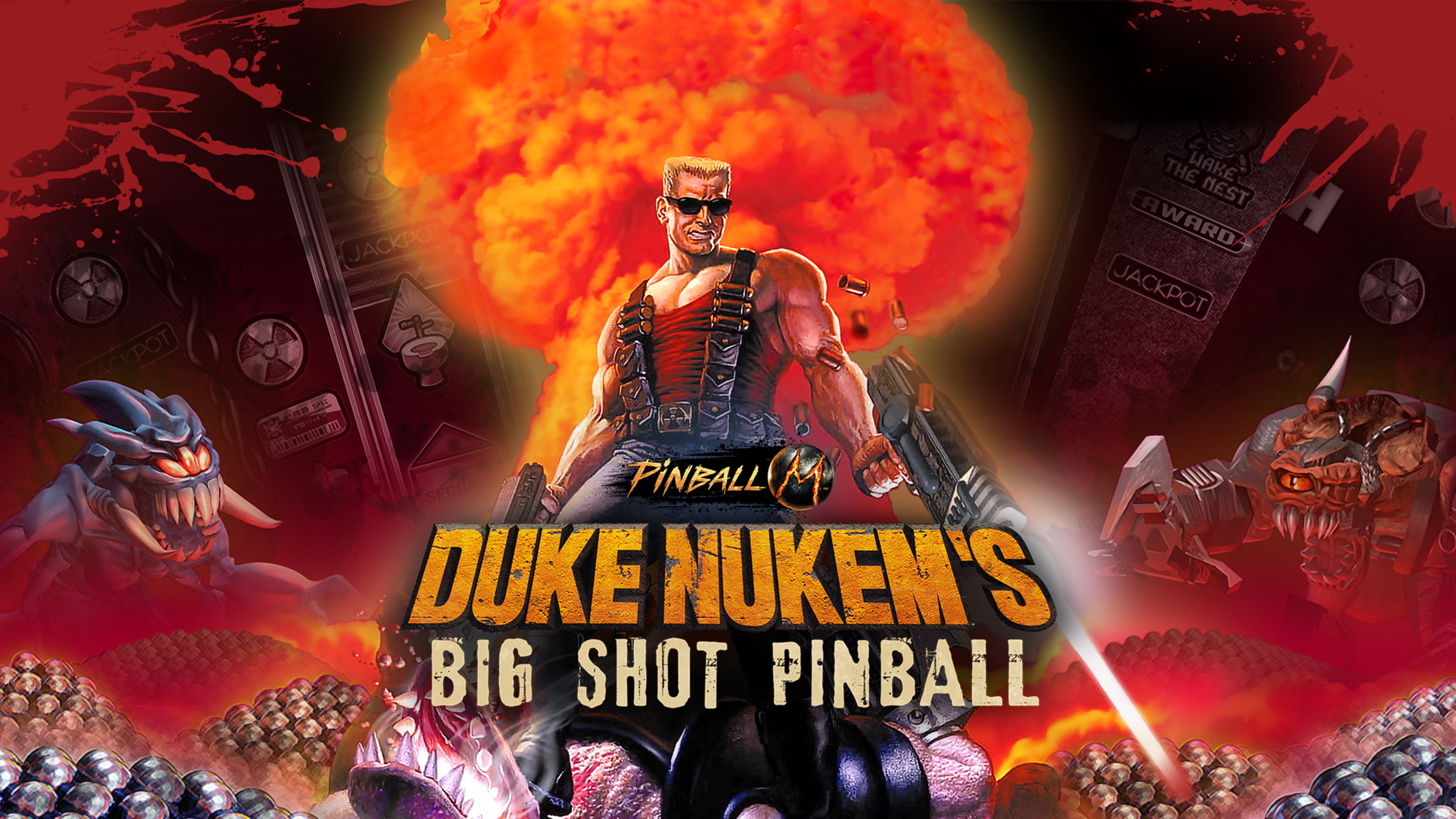 Pinball M - Duke Nukem's Big Shot Pinball for Nintendo Switch ... Pinball M - Duke Nukem's Big Shot Pinball for Nintendo Switch ...