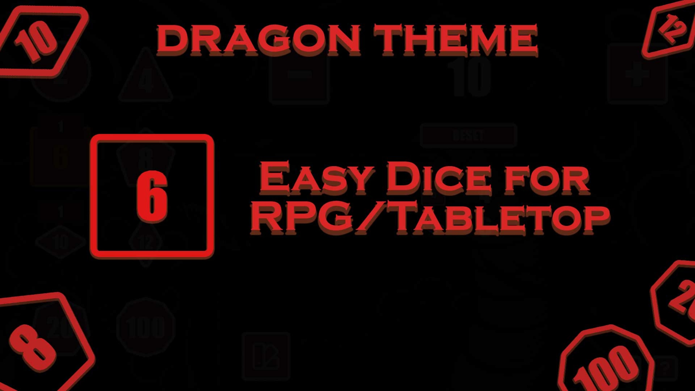 Easy Dice for RPG/Tabletop - Dragon Theme for Nintendo Switch ...