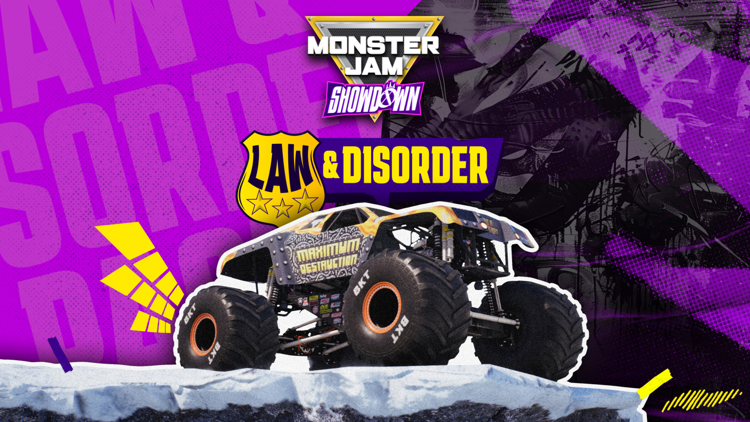 Monster Jam™ Showdown - Law & Disorder para Nintendo Switch - Site Oficial da Nintendo para Brasil