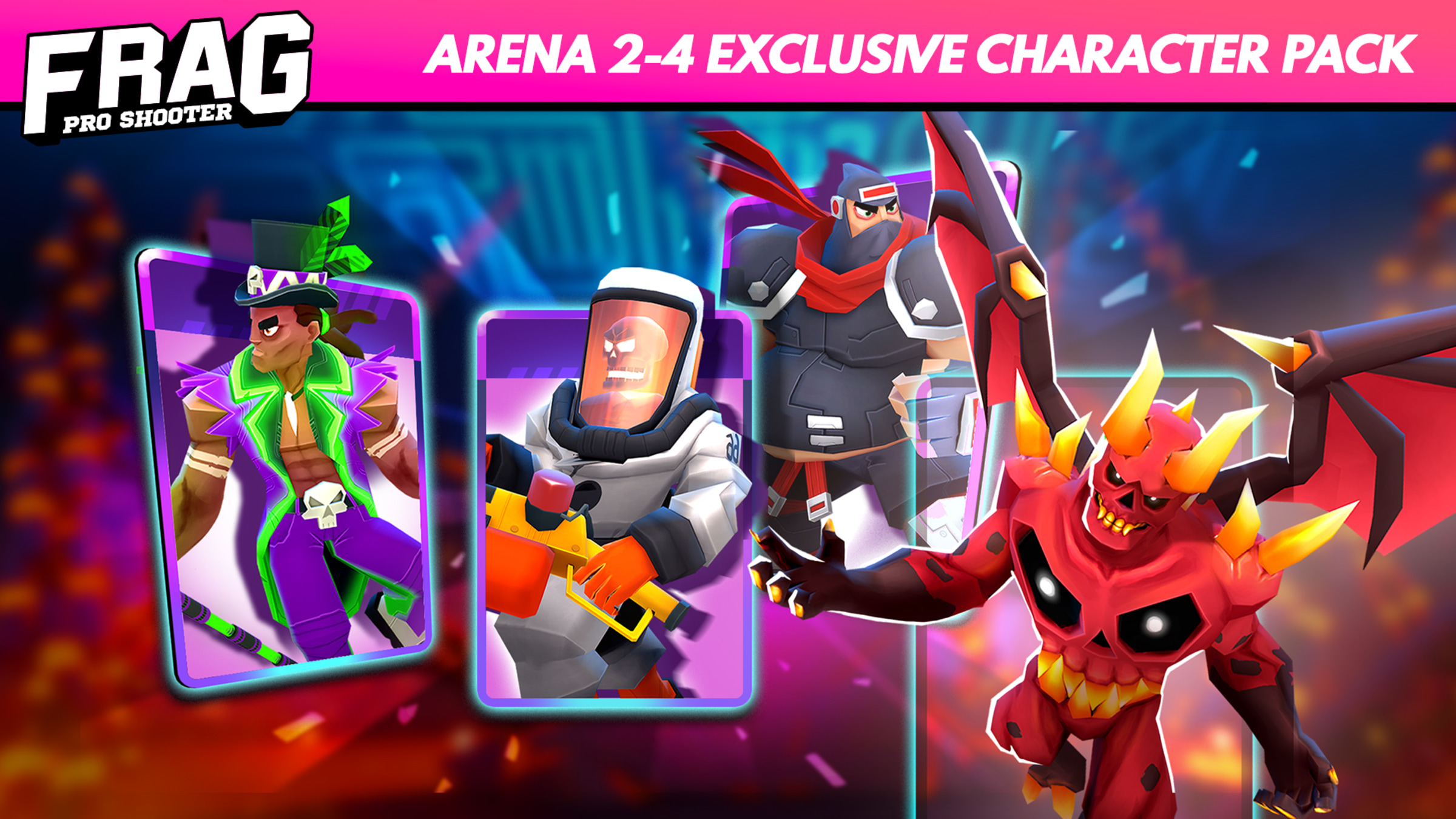 FRAG: Arena 2-4 Exclusive Character Pack for Nintendo Switch - Nintendo ...