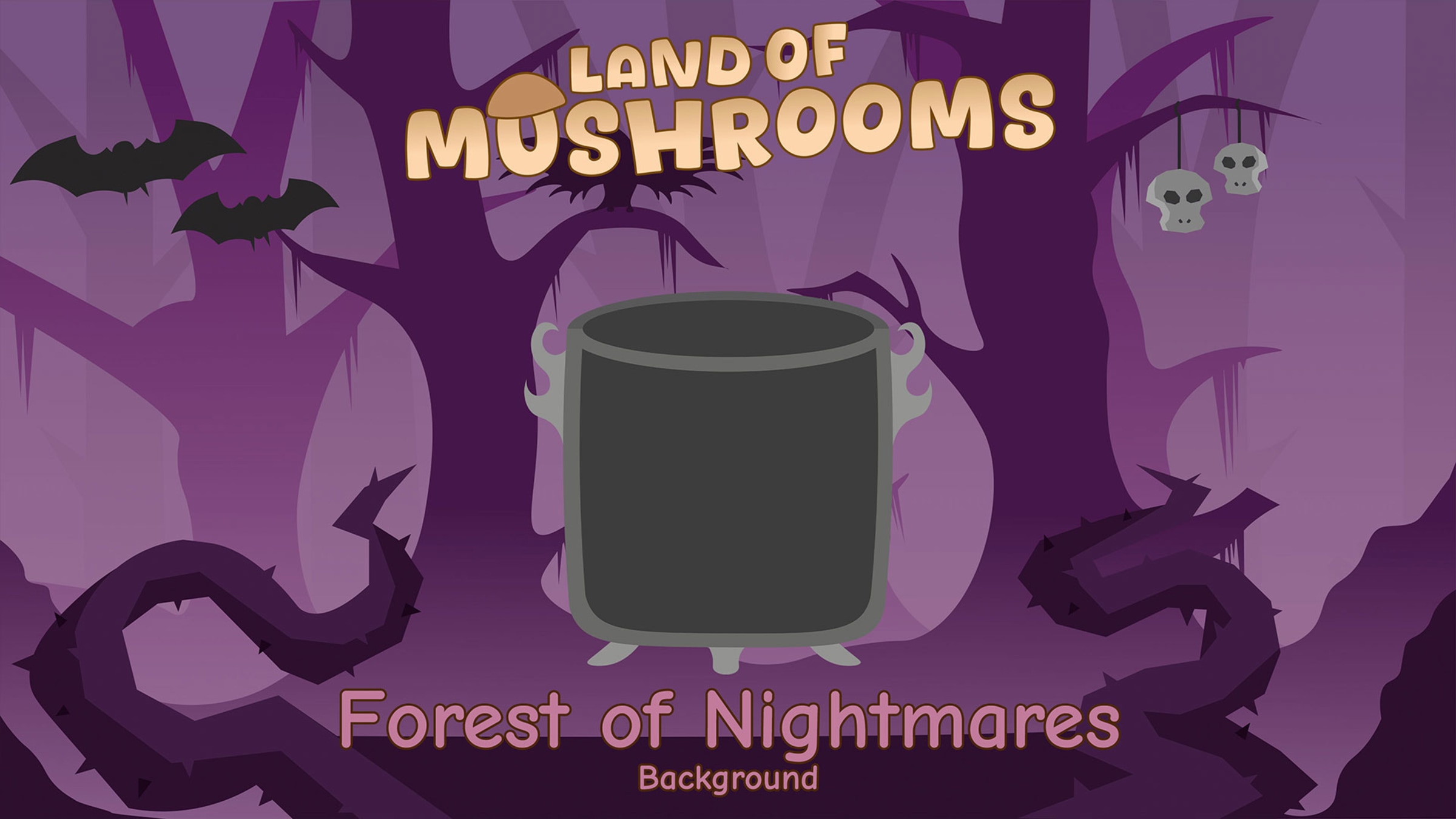 Forest of Nightmares - Background - Land of Mushrooms for Nintendo ...