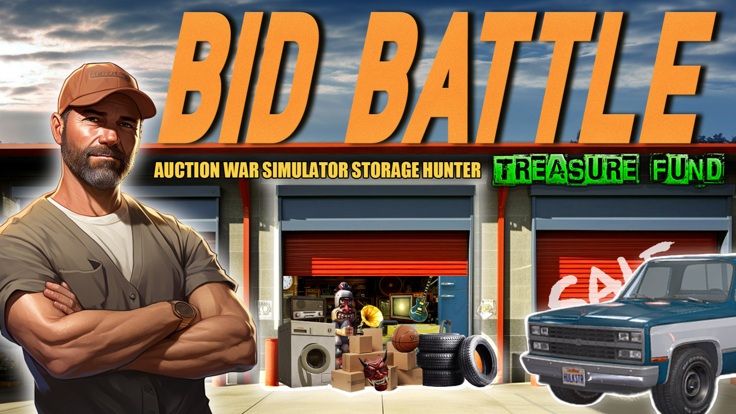 Bid Battle: Auction War Simulator Storage Hunter - Treasure Fund for ...