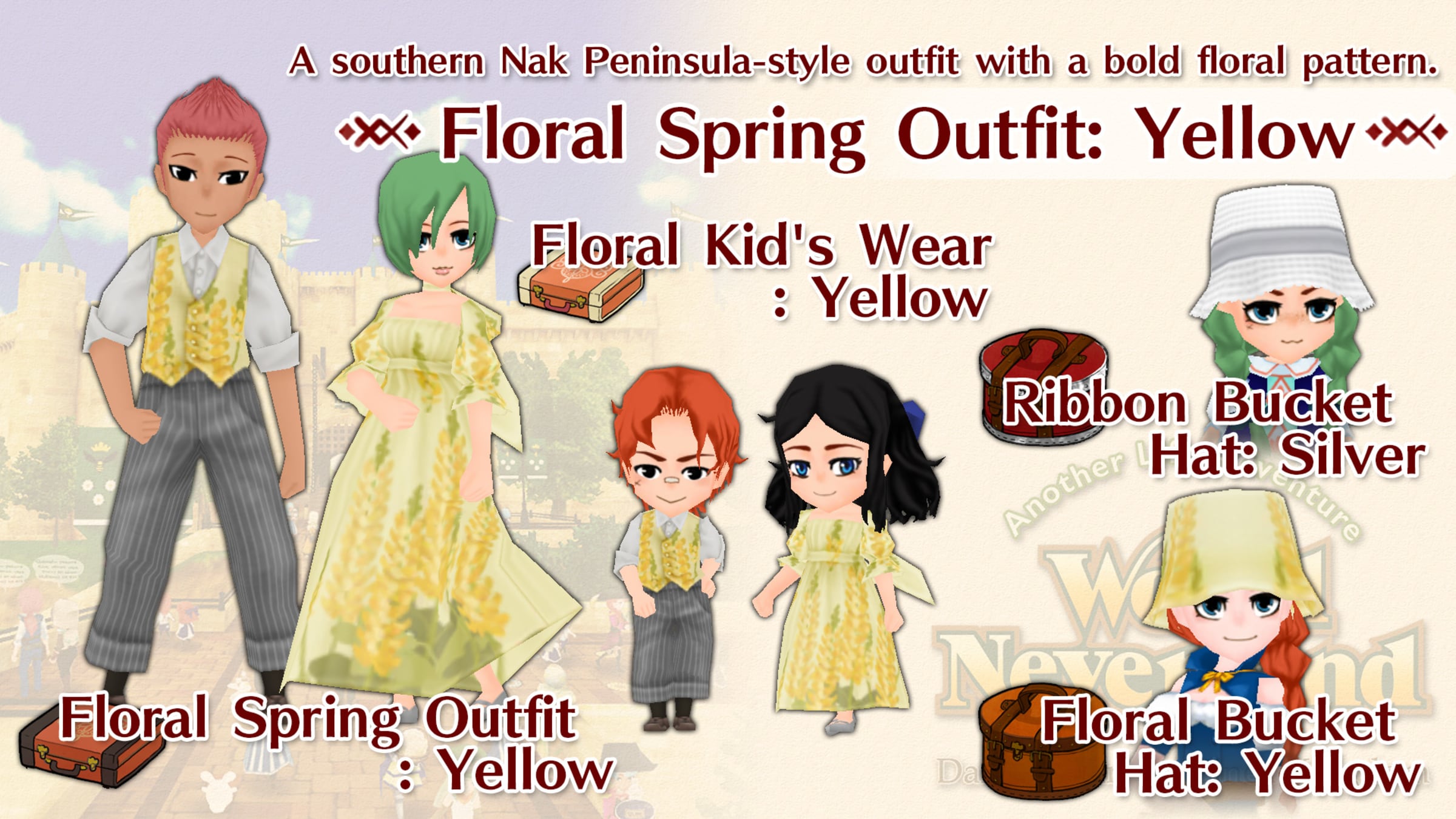 Floral Spring Outfit: Yellow for Nintendo Switch - Nintendo Official ...