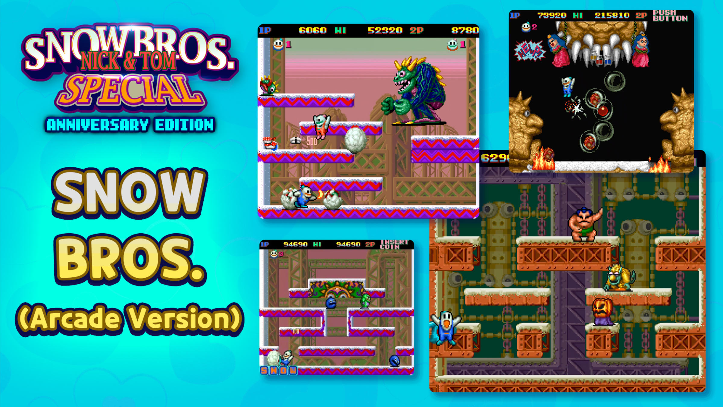 SNOW BROS. (ARCADE VERSION) for Nintendo Switch - Nintendo Official ...
