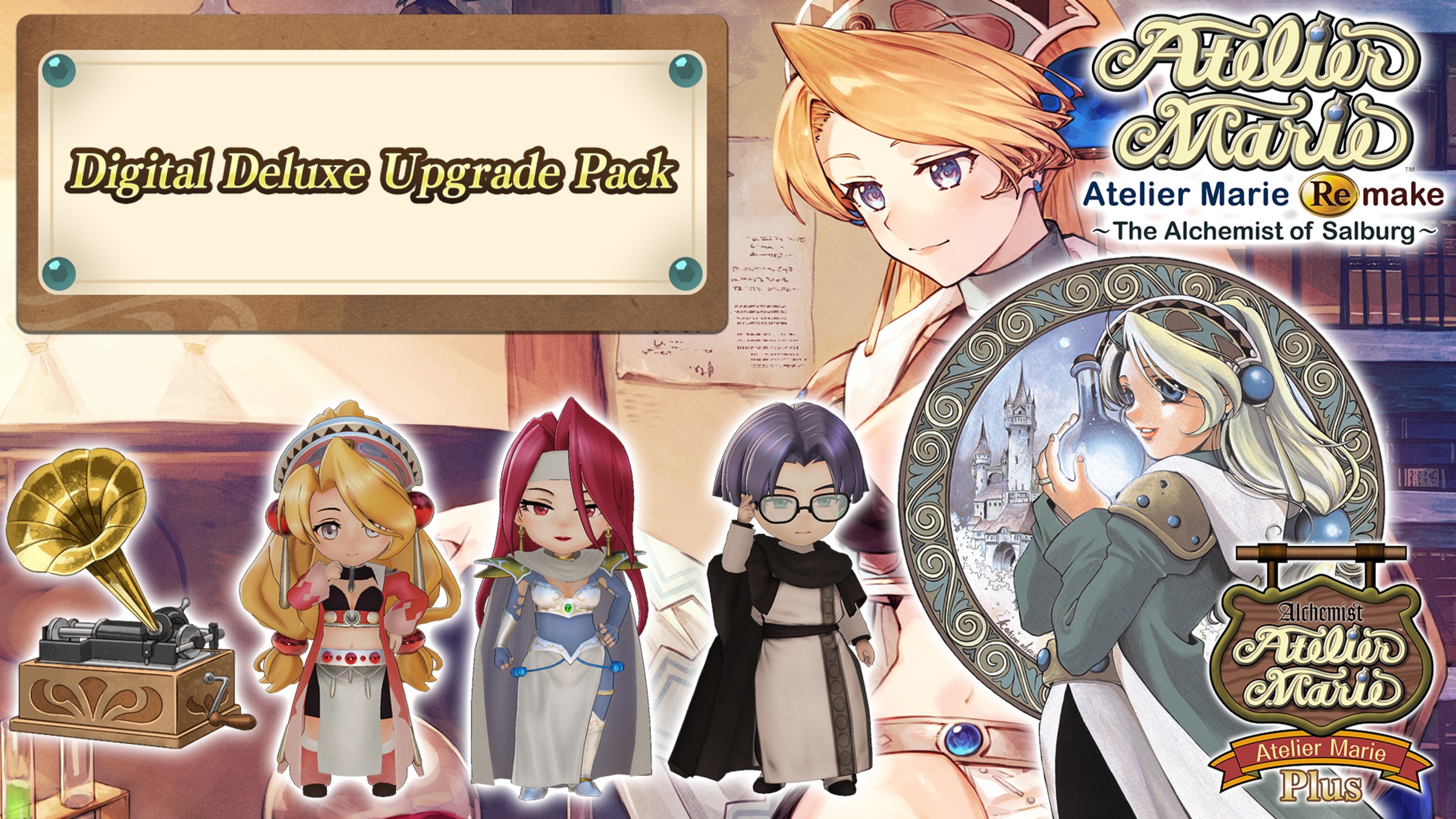 Atelier Marie Remake: The Alchemist of Salburg Digital Deluxe Upgrade Pack pour Nintendo Switch ...