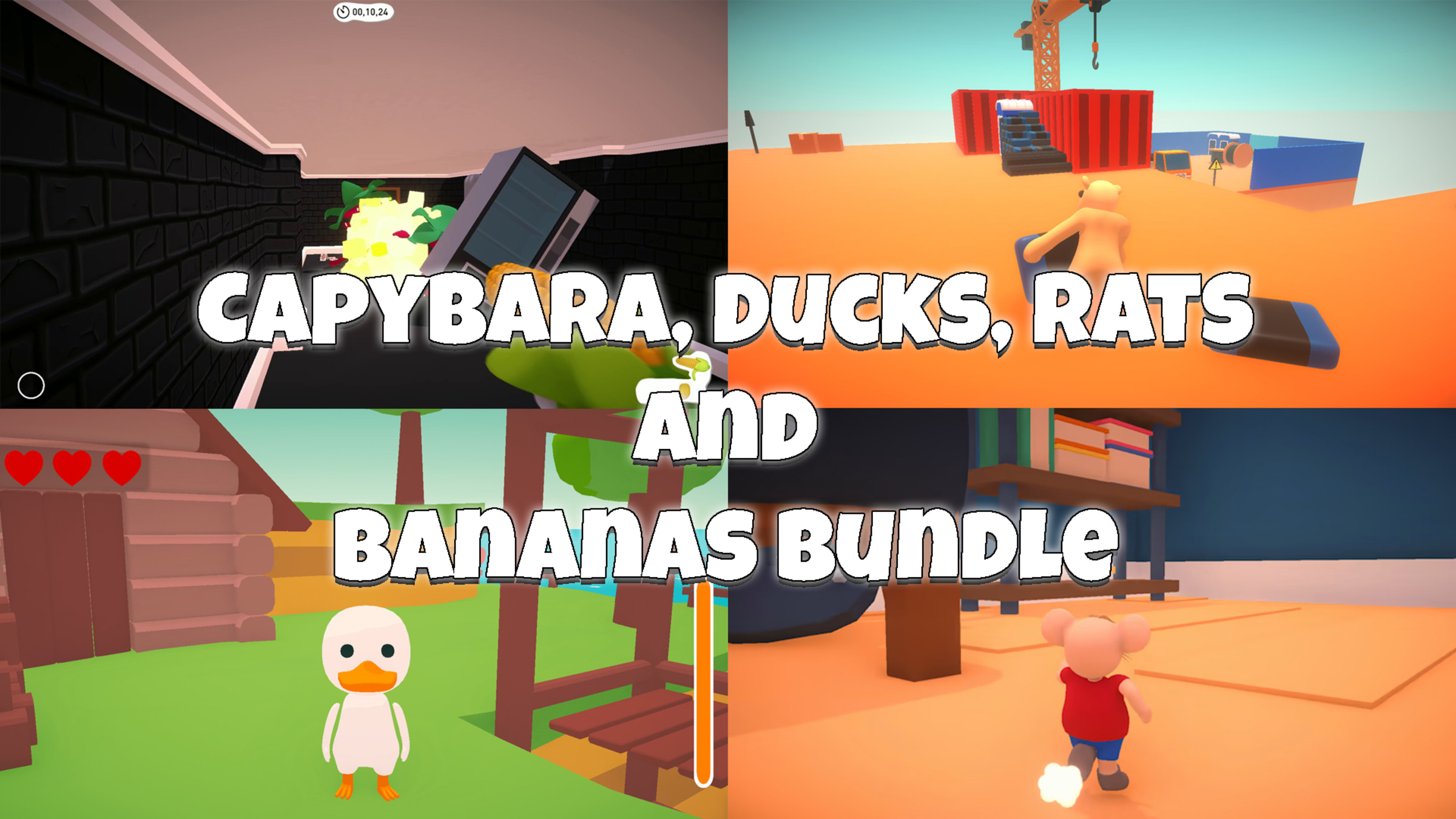 Capybara, Ducks, Rats and Bananas Bundle for Nintendo Switch - Nintendo ...
