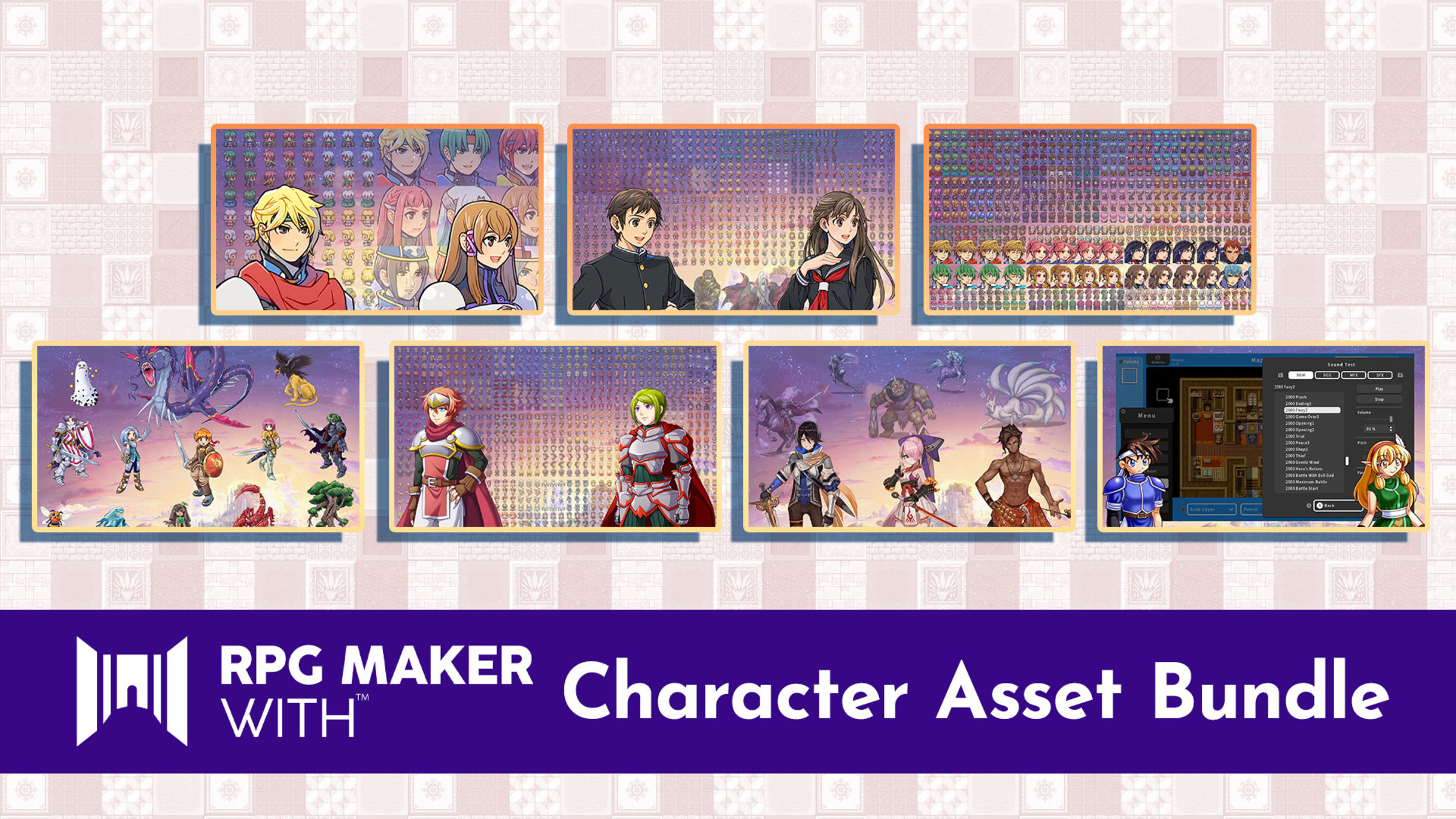 RPG MAKER WITH - Character Asset Bundle for Nintendo Switch - Nintendo ...