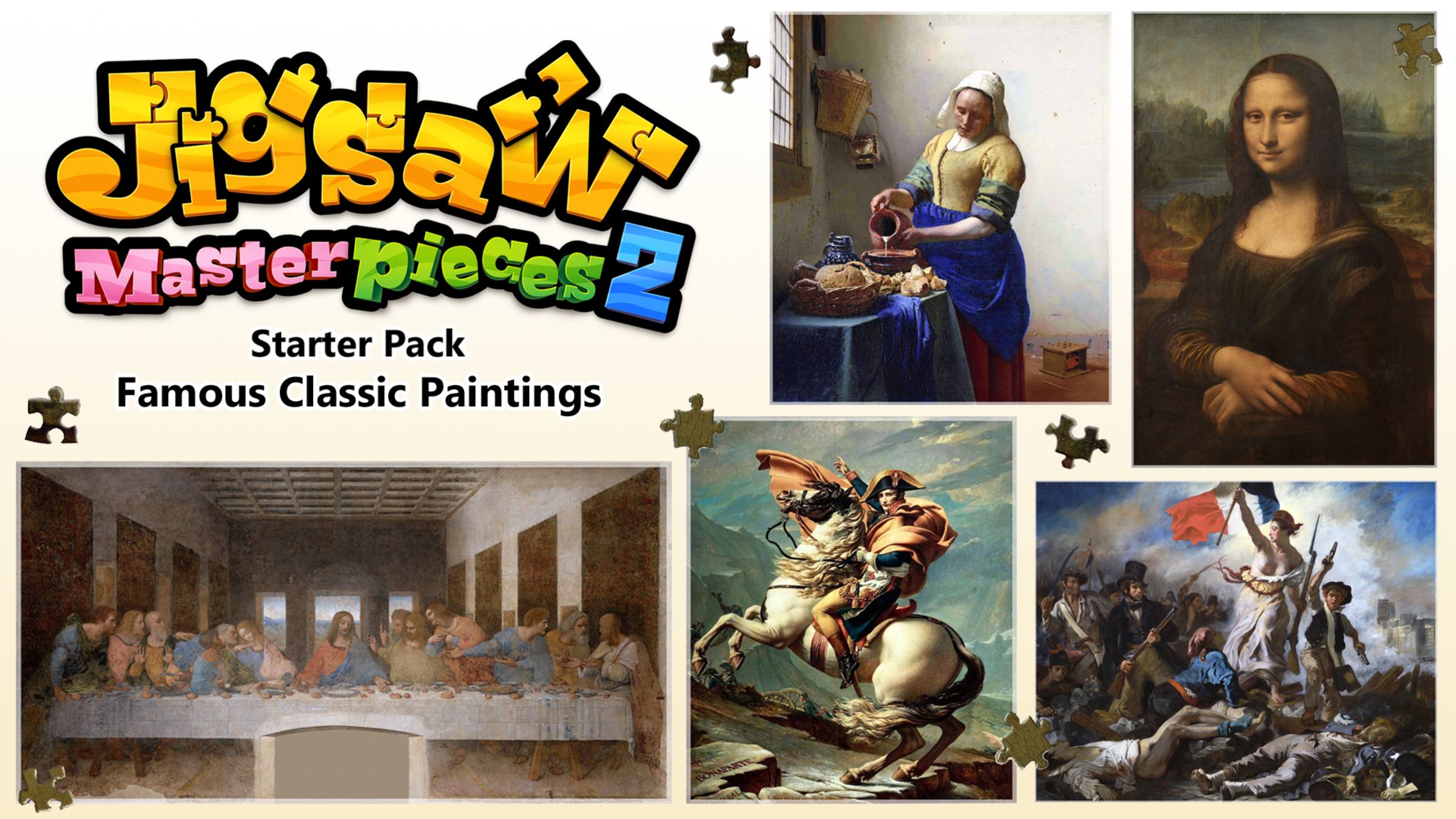 Jigsaw Masterpieces 2: Starter Pack - Famous Classic Paintings para ...