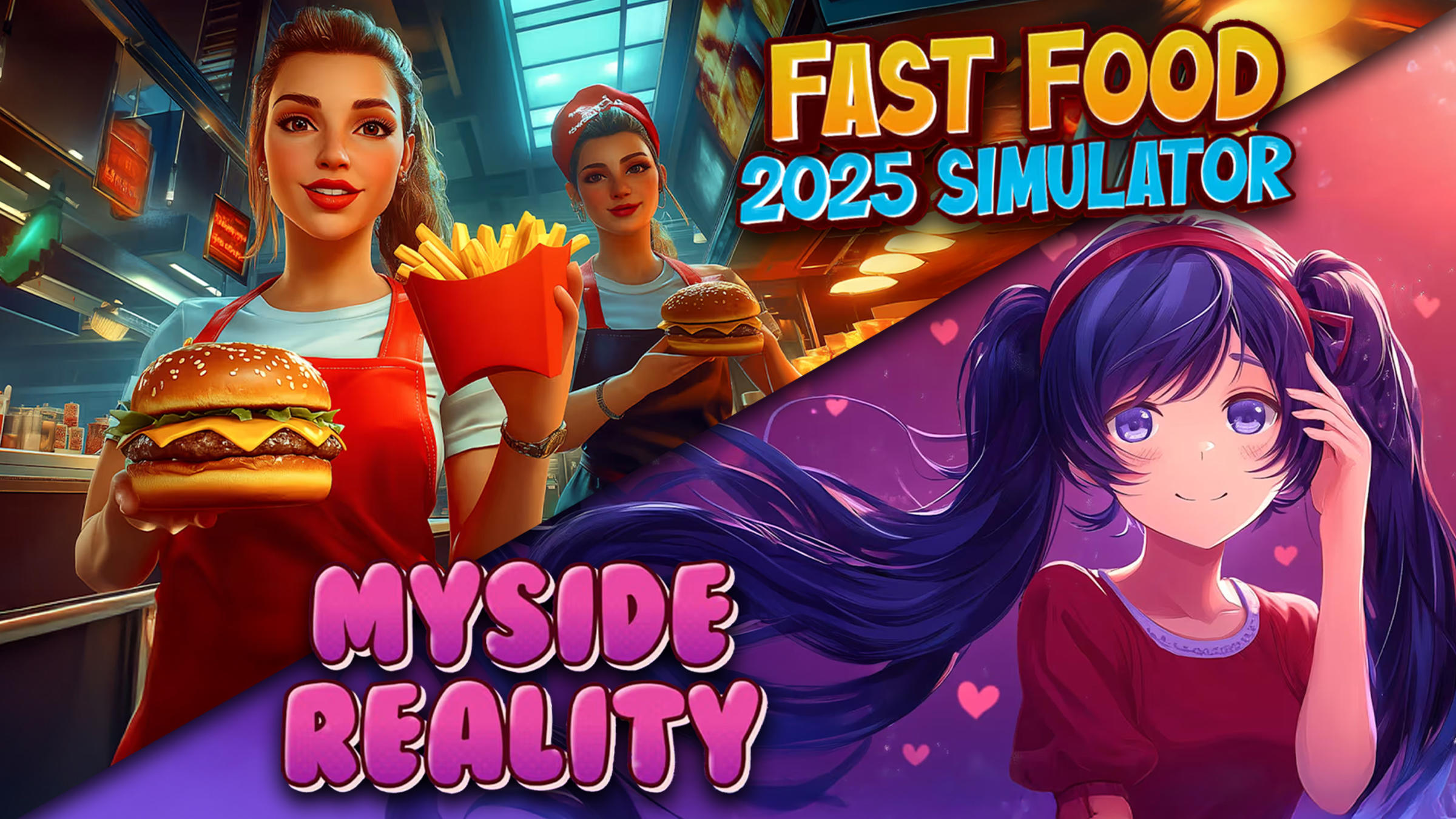 Fast Food 2025 Simulator & MYSIDE REALITY pour Nintendo Switch - Site ...