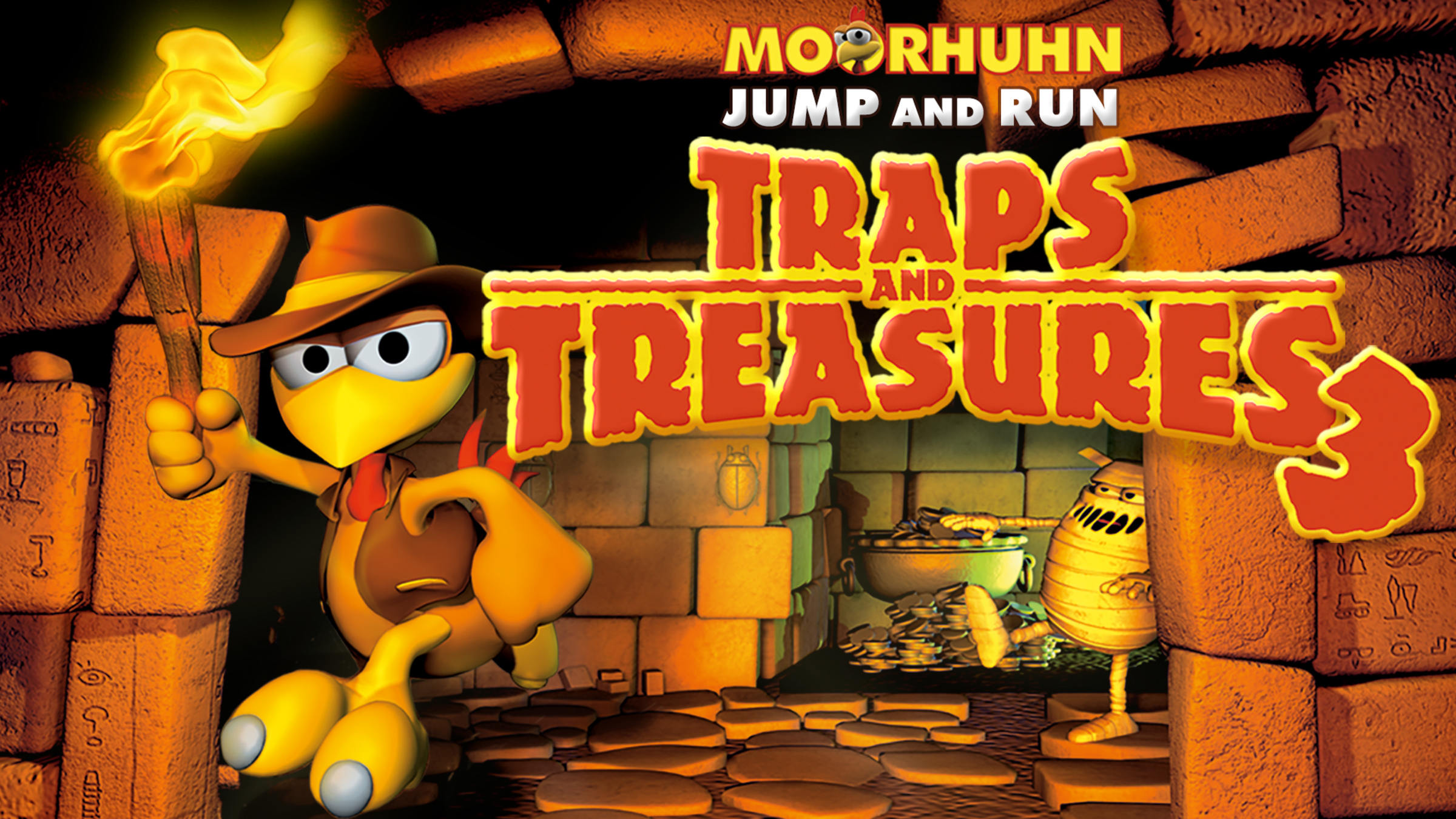 Moorhuhn Jump and Run 'Traps and Treasures 3' for Nintendo Switch ...