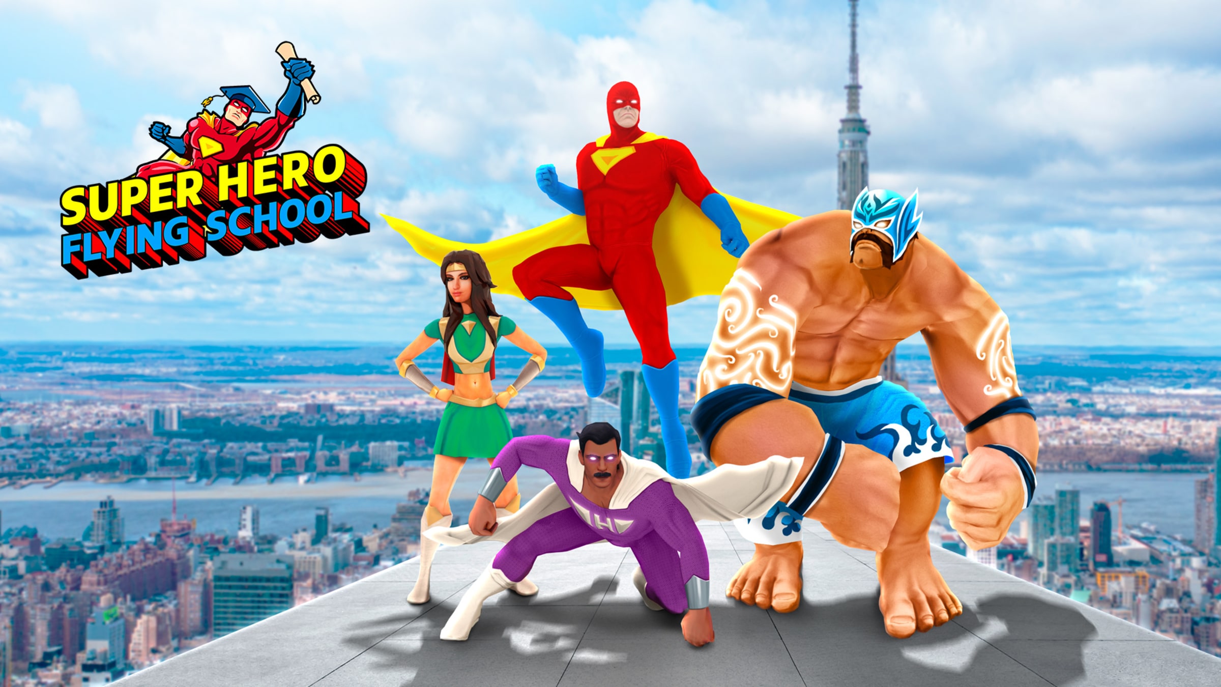 superhero flying school