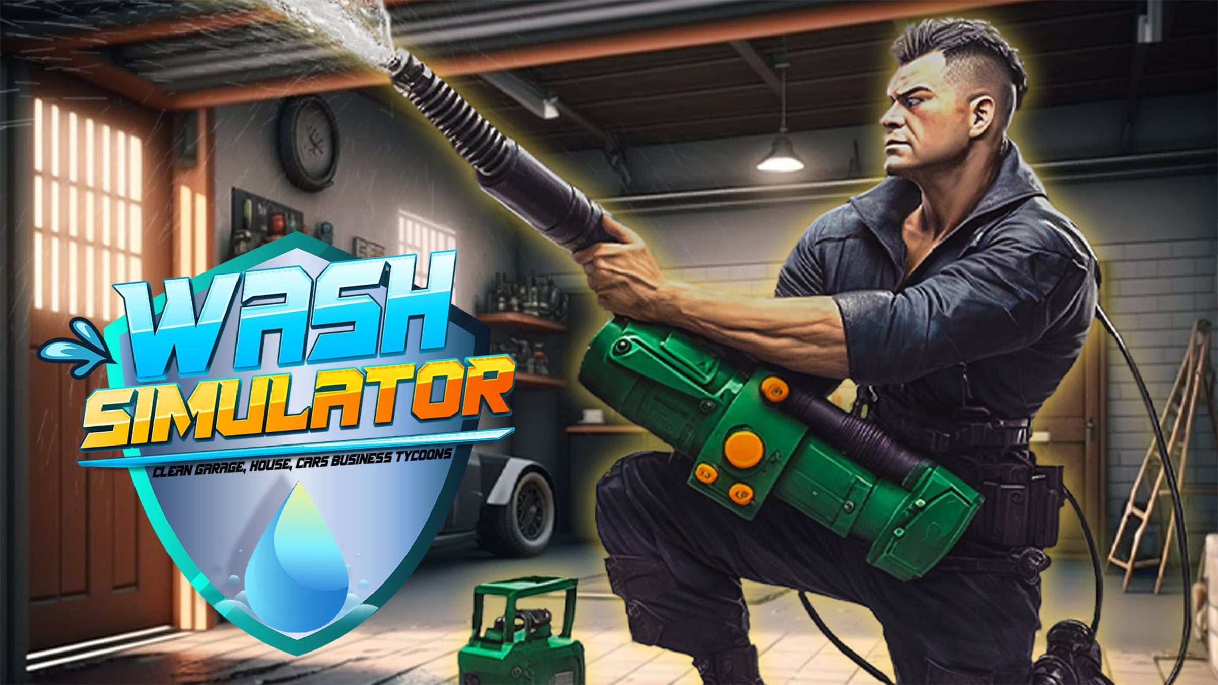 Wash Simulator - Clean Garage, House, Cars Business Tycoons for ...