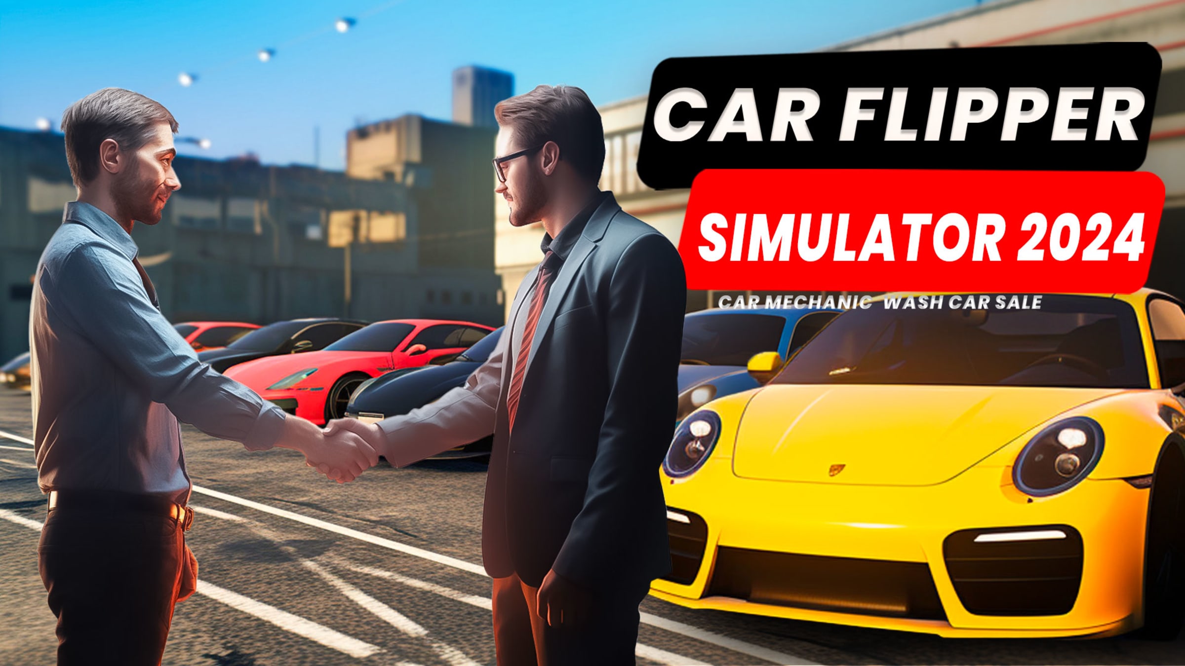 Car Flipper Simulator 2024 - Car Mechanic, Wash, Car Sale for Nintendo ...