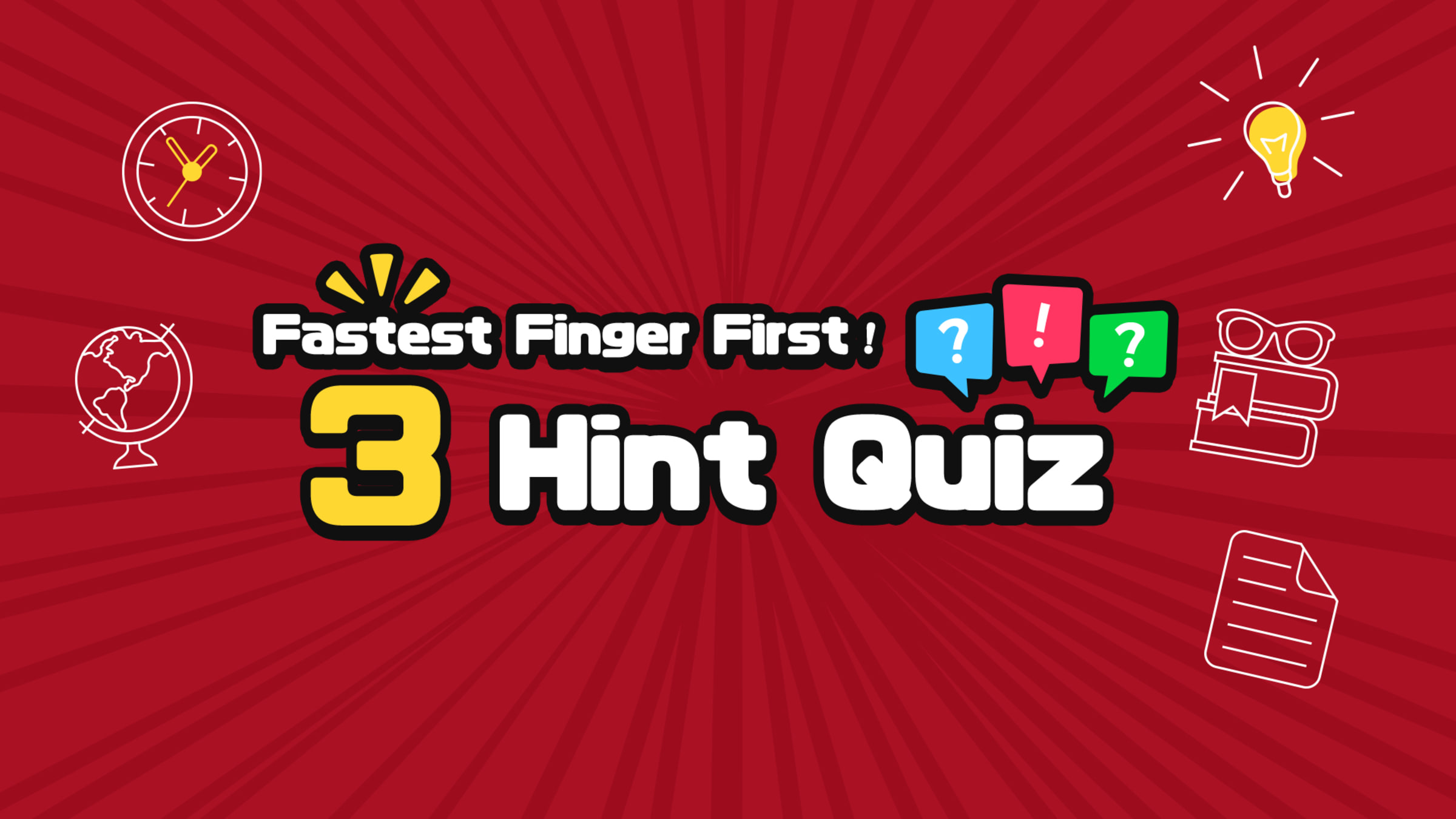 Fastest Finger First! 3 Hint Quiz for Nintendo Switch - Nintendo ...