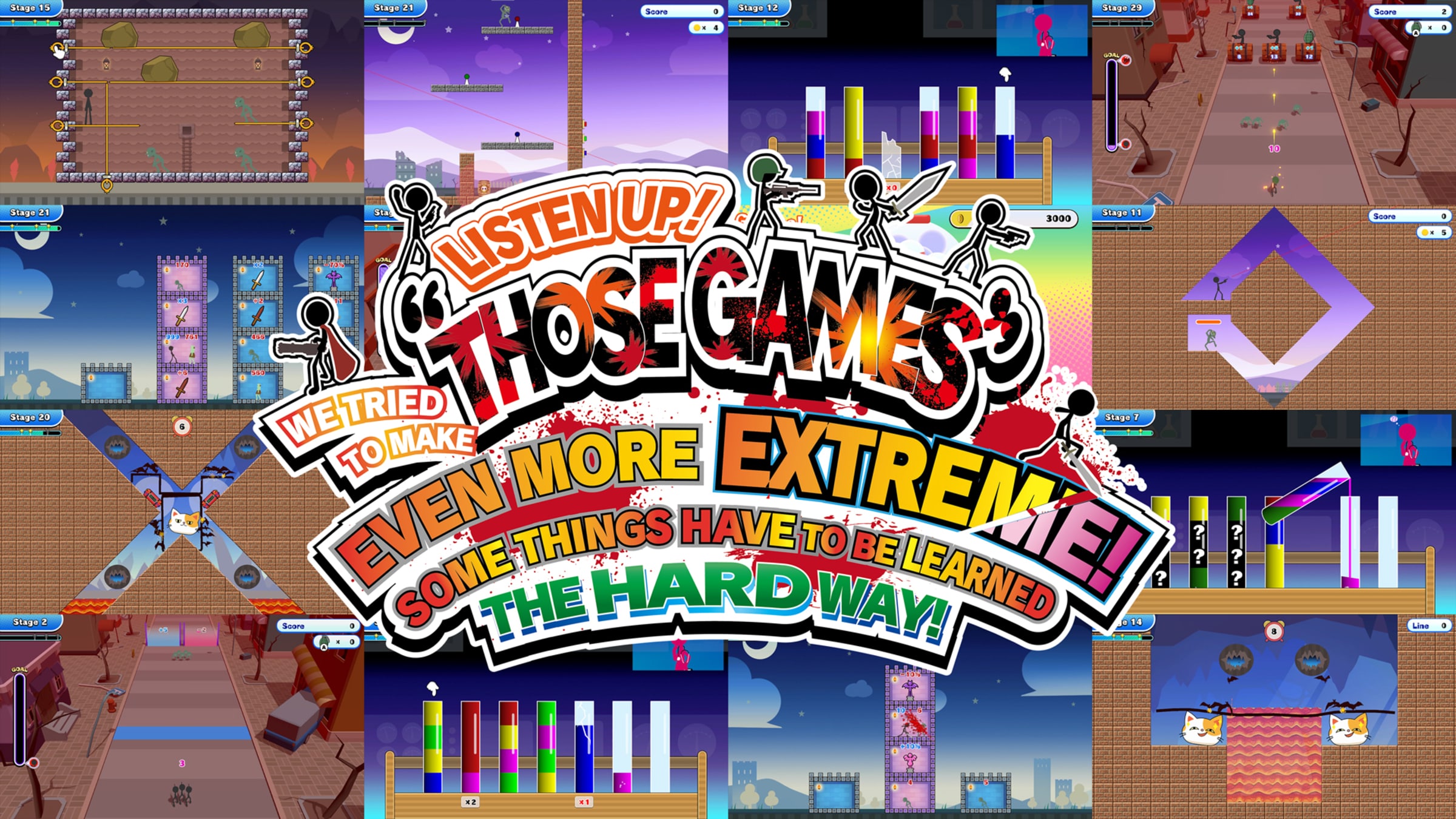 LISTEN UP! WE TRIED TO MAKE “THOSE GAMES” EVEN MORE EXTREME! SOME ...