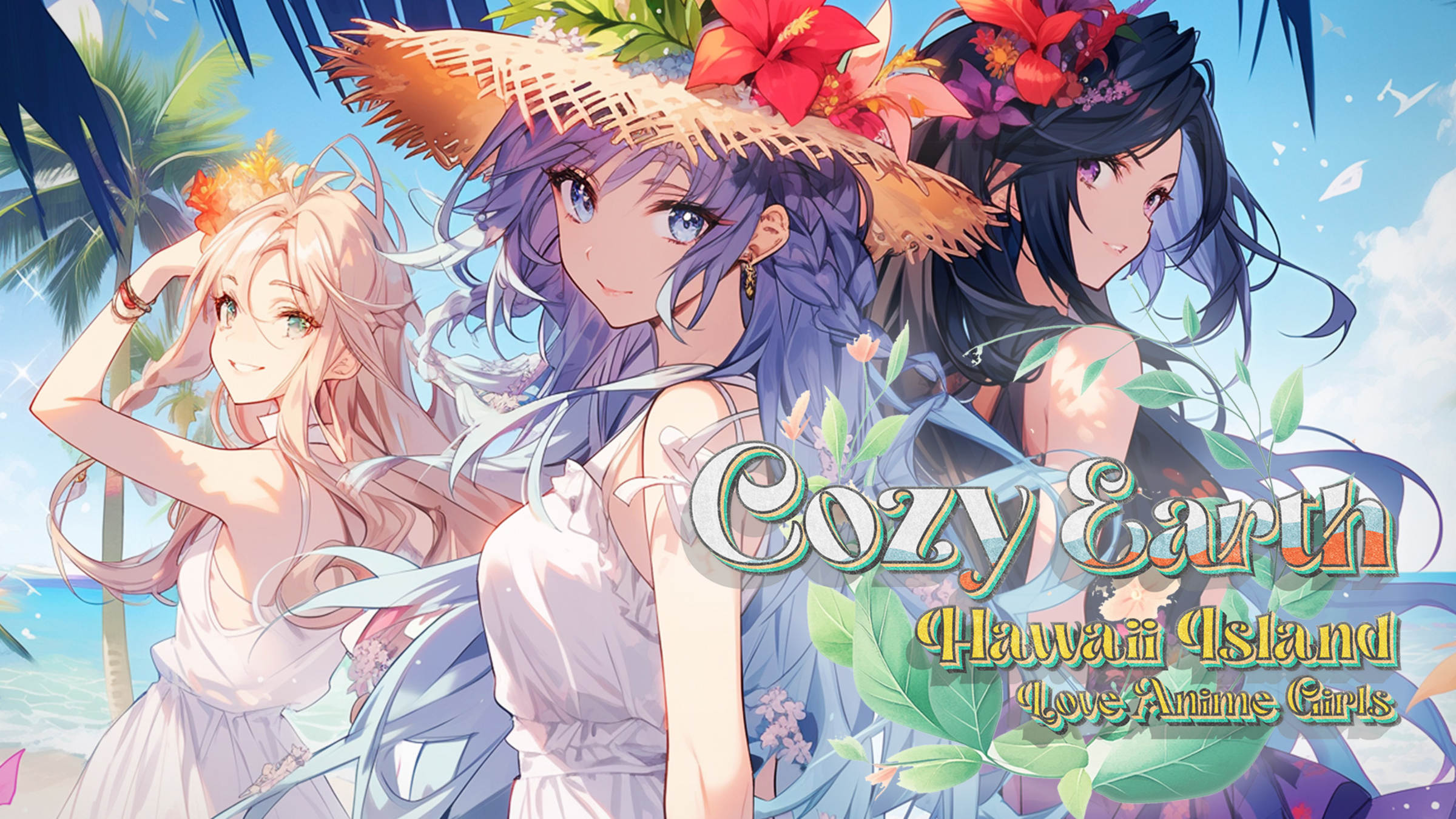 Cozy Earth: Hawaii Island Love Anime Girls for Nintendo Switch ...