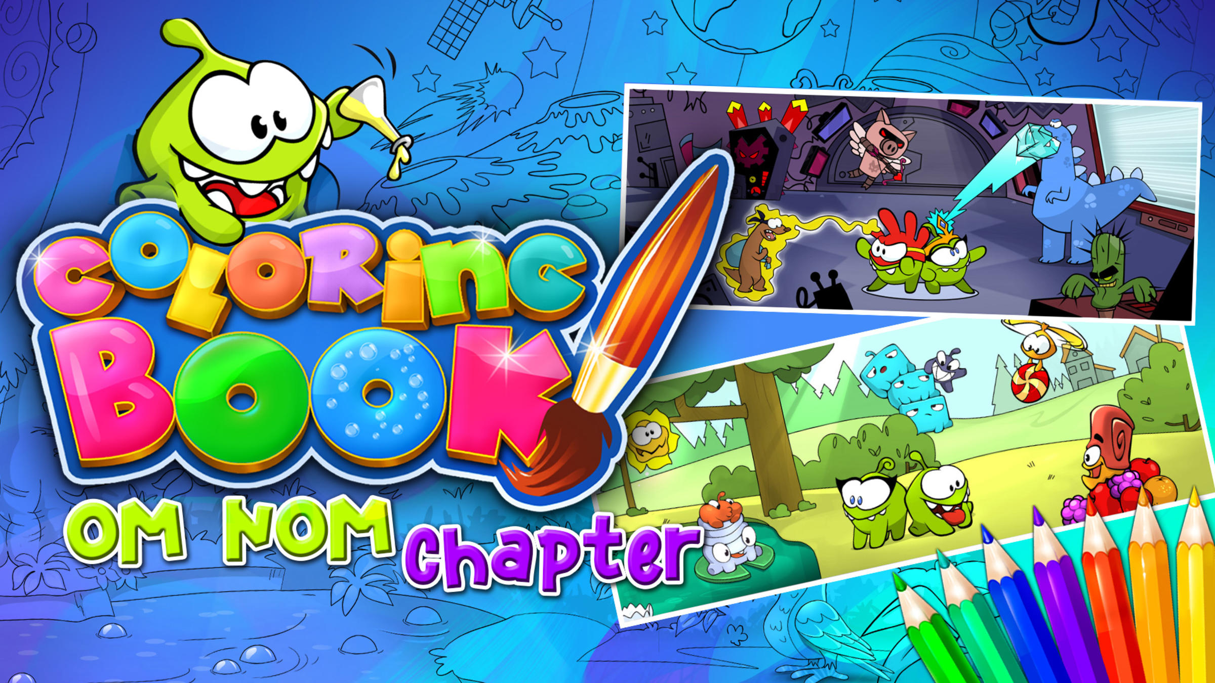 Om Nom Chapter - 13 new drawings (Labo, Nommies, Supernom) for Nintendo ...