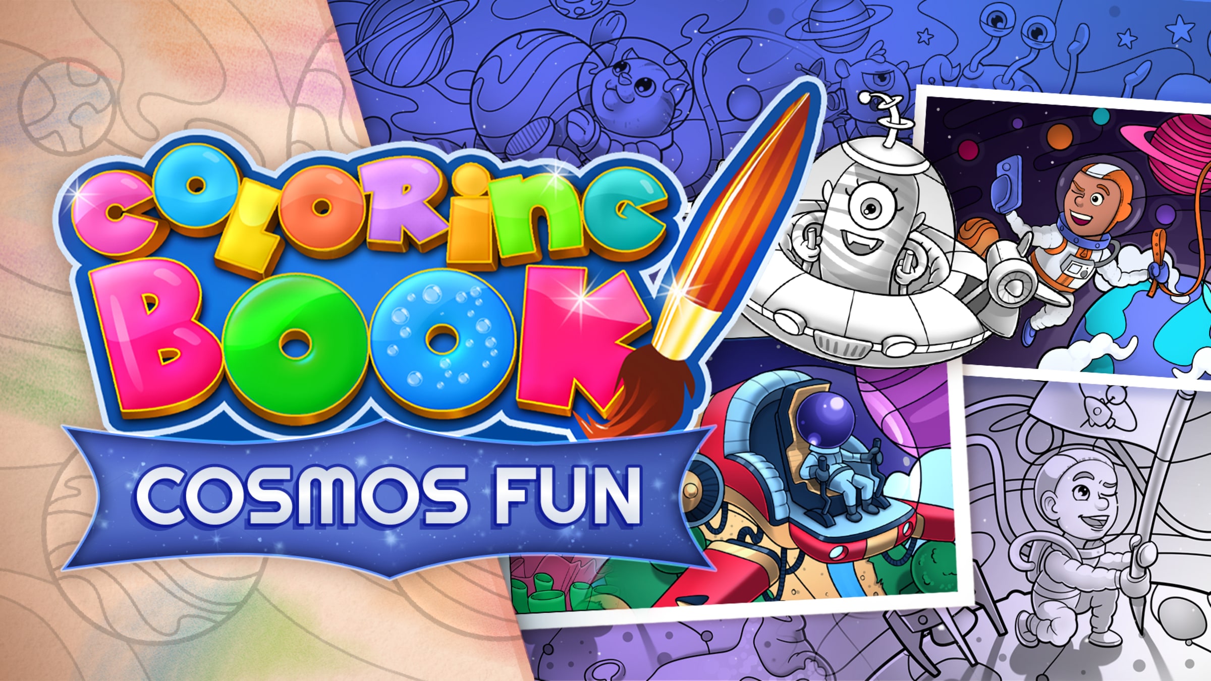 Coloring Book: Cosmos Fun - 29 new drawings for Nintendo Switch ...