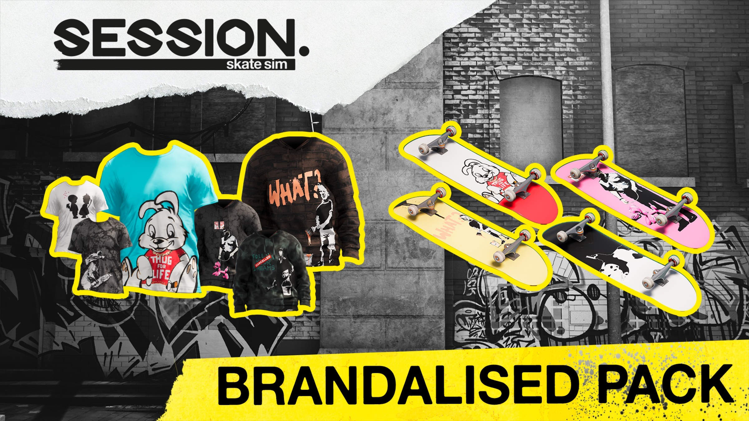 Session: Skate Sim Brandalised® Pack for Nintendo Switch - Nintendo ...