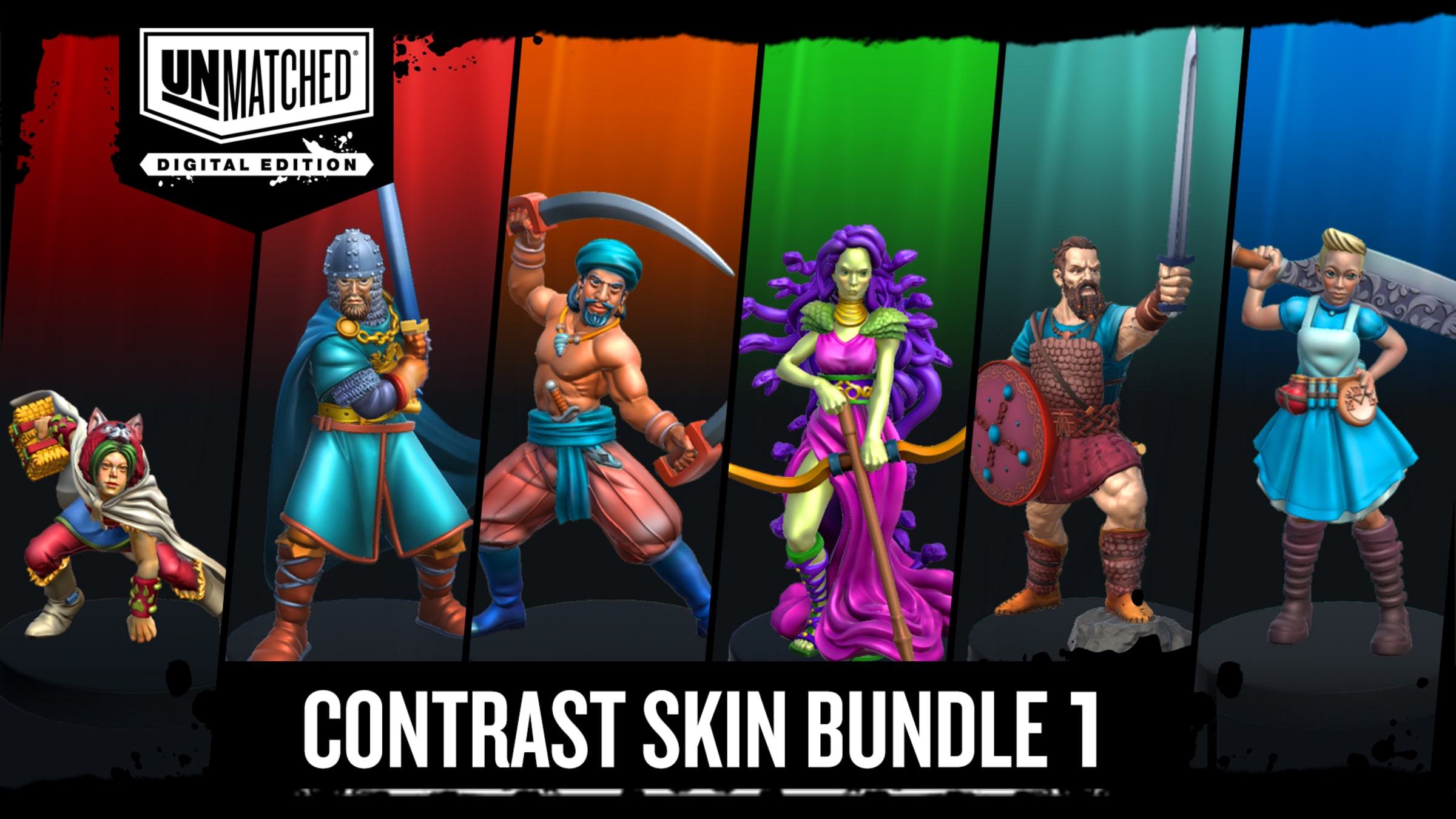 Unmatched: Digital Edition - Contrast Skin Bundle 1 for Nintendo Switch ...