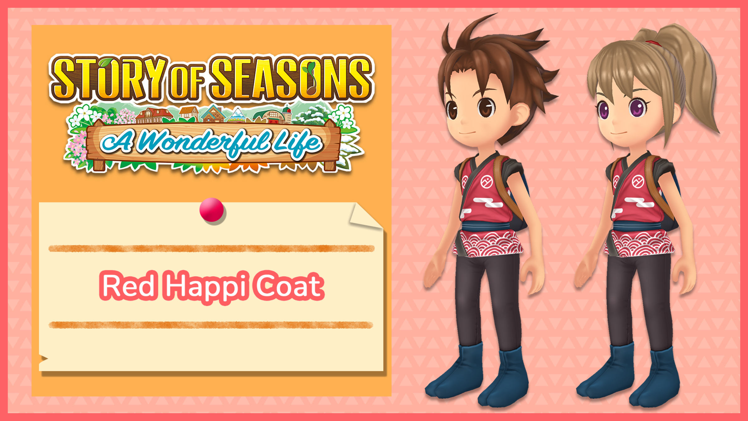 Red Happi Coat for Nintendo Switch - Nintendo Official Site